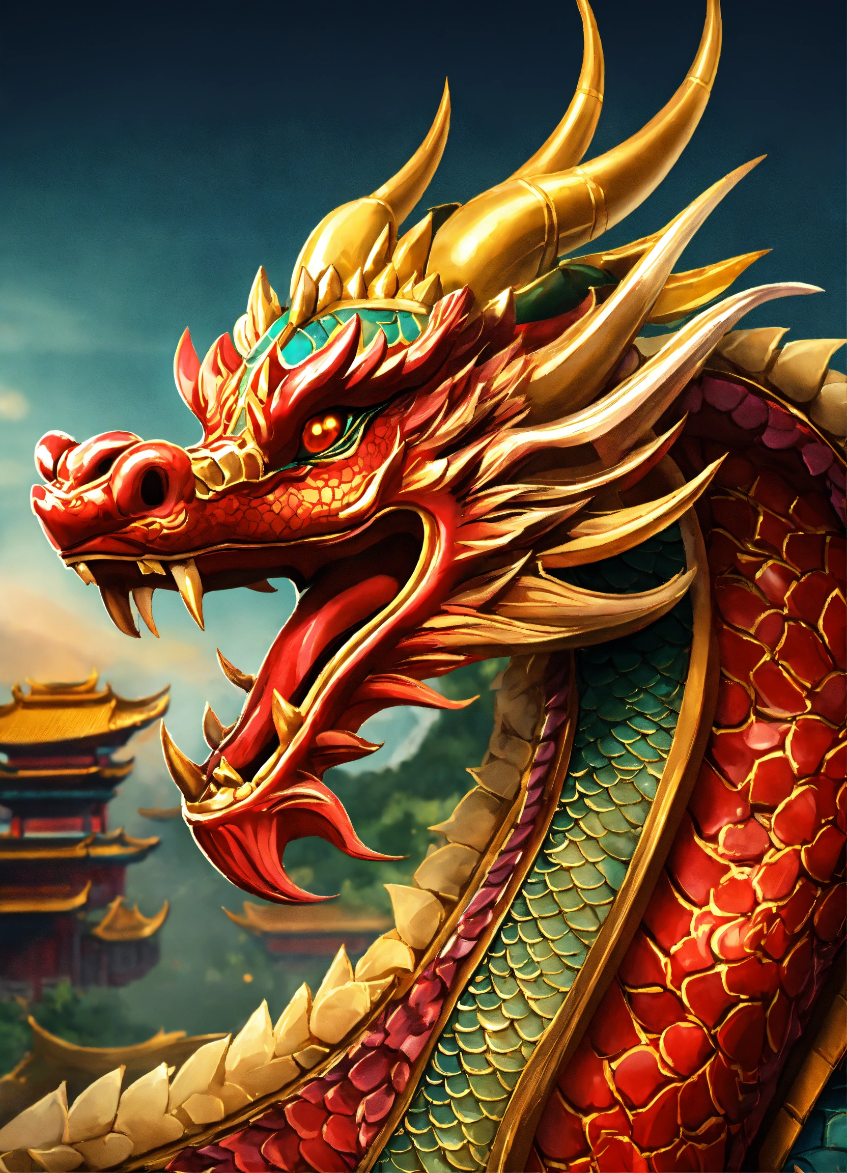 Lexica - Dragon (chinese) slot machine game icon