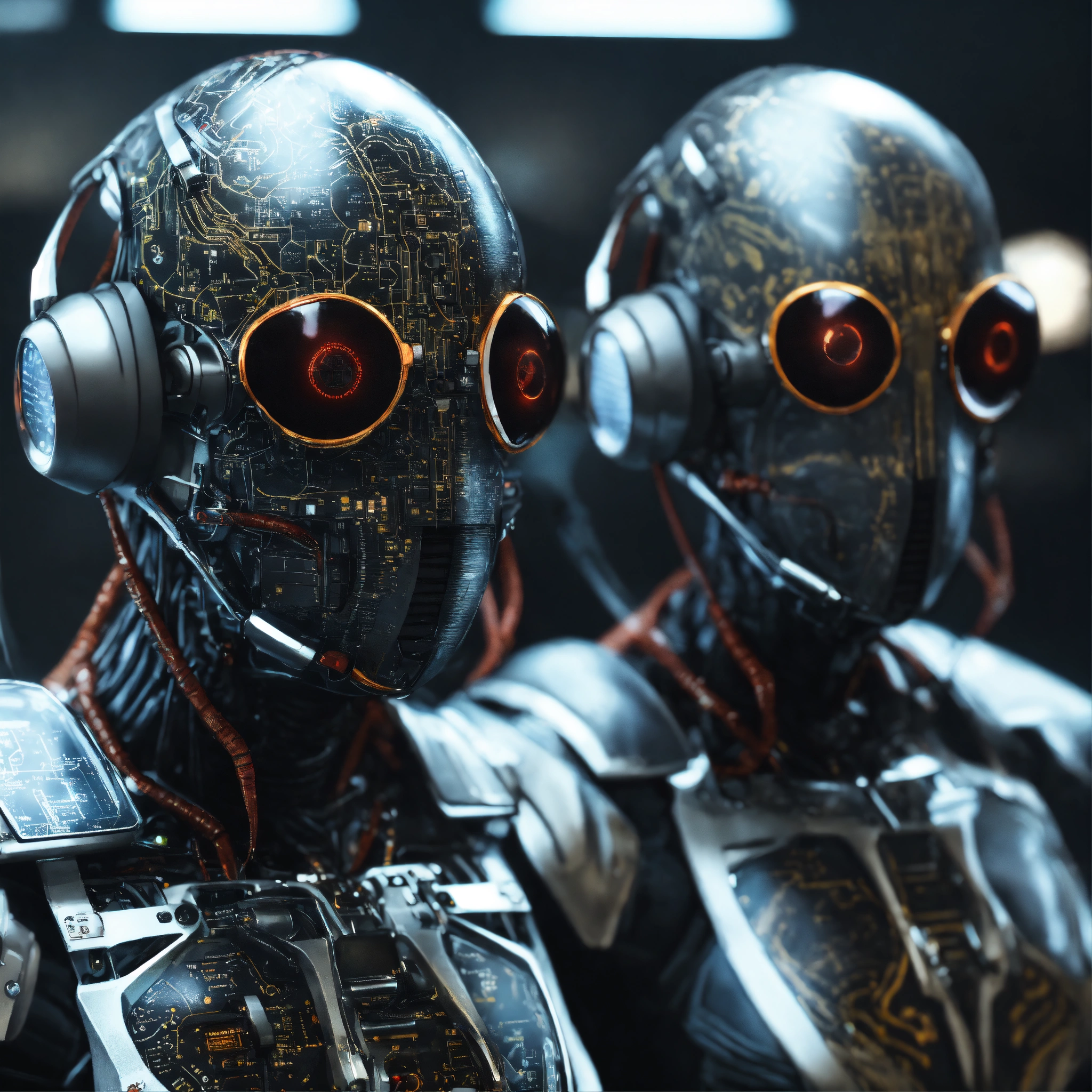 Lexica - Group of 3 black cockroach faced humanoids with detailed ...