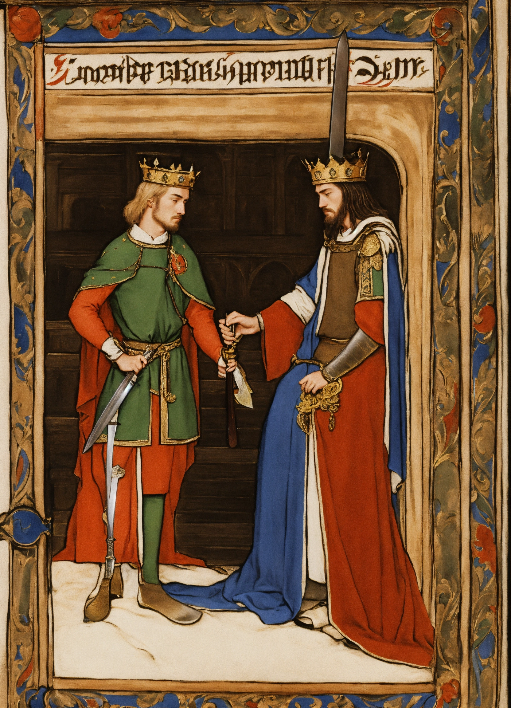 Lexica - In the medieval, the king is around 50 years old, standing ...
