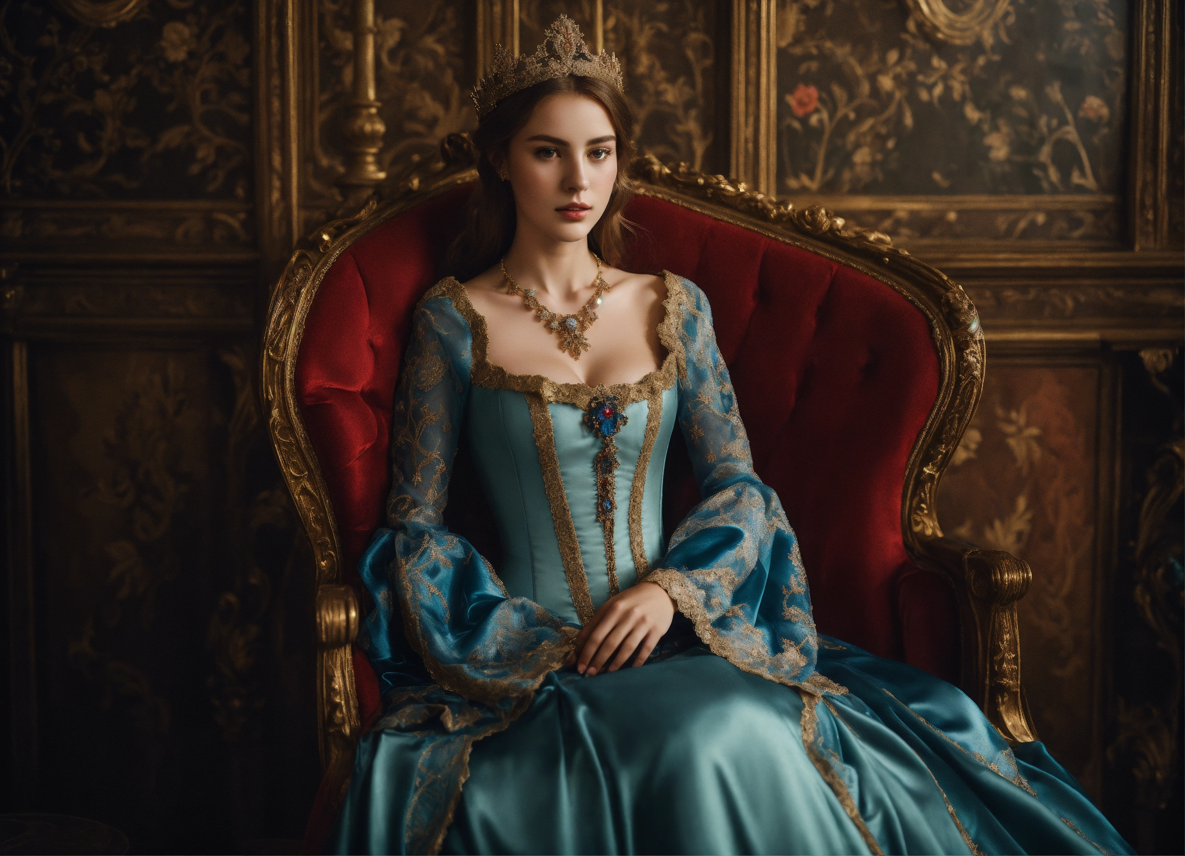 Lexica - Fine art portrait photography, medieval setting, full body ...