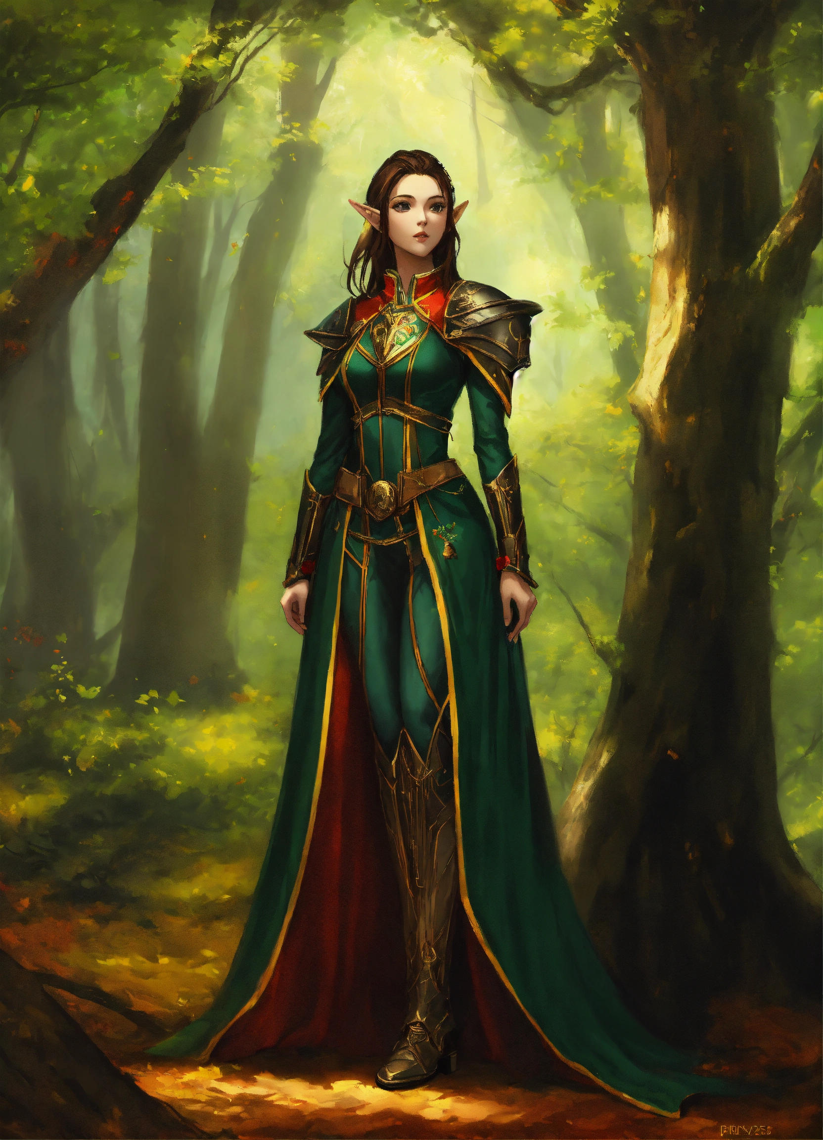 Lexica - Full body drawing of a sci fi high elf, royalty, princess ...