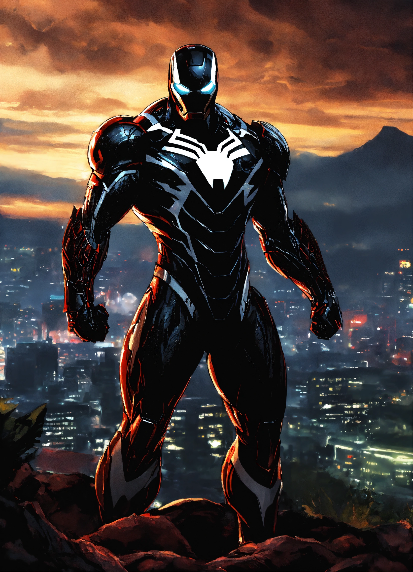 Lexica - Iron man, venomizado, venom, traje negro, agente venom ...