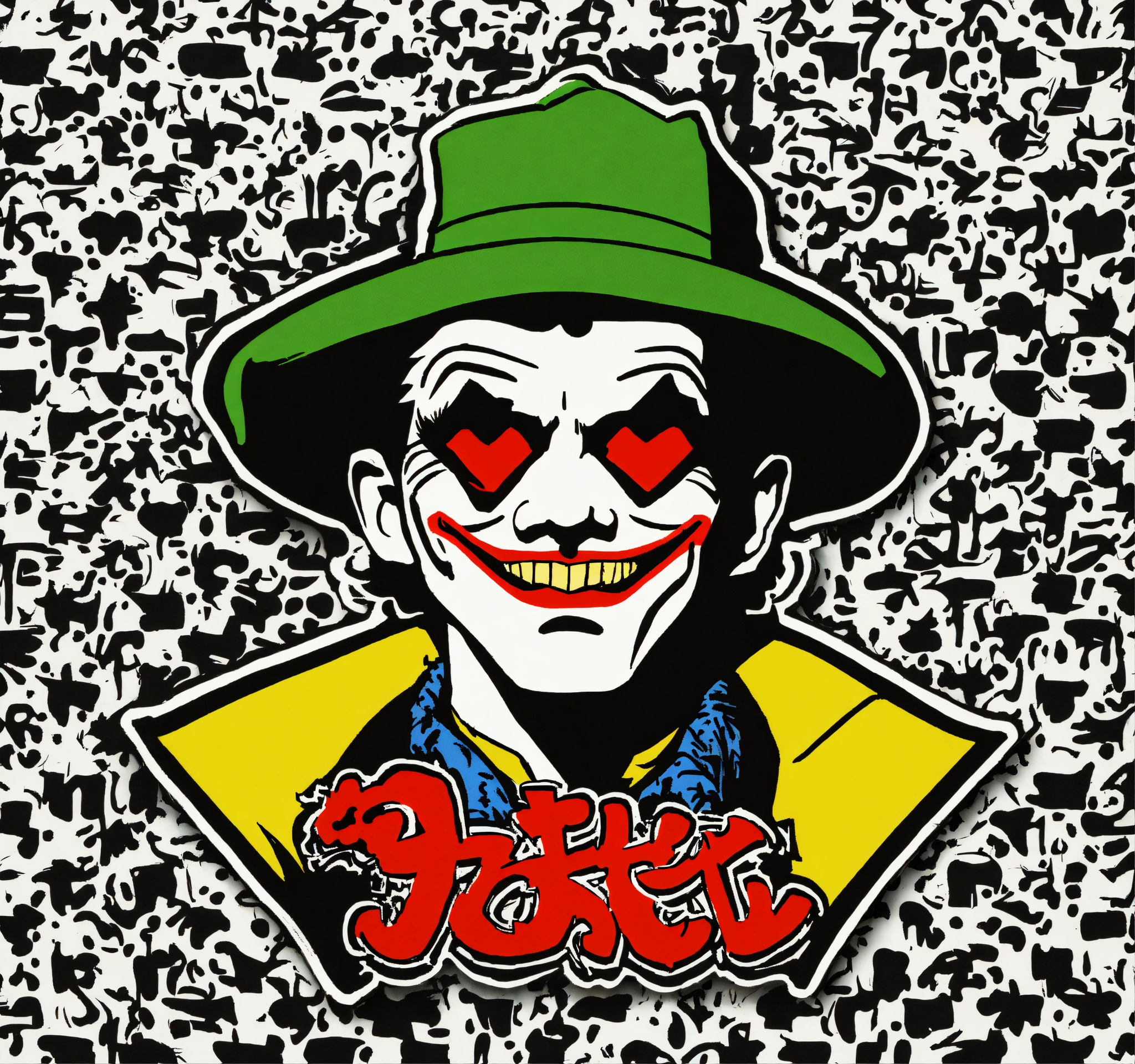 Lexica - Keith Harring style Japanese Bape graffiti cartoon logo design ...