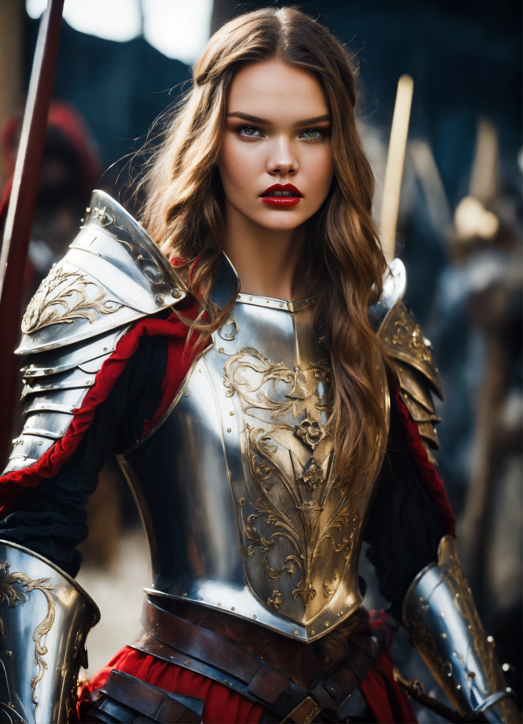 Lexica - Photo quality color portrait of young beautiful Josephine ...