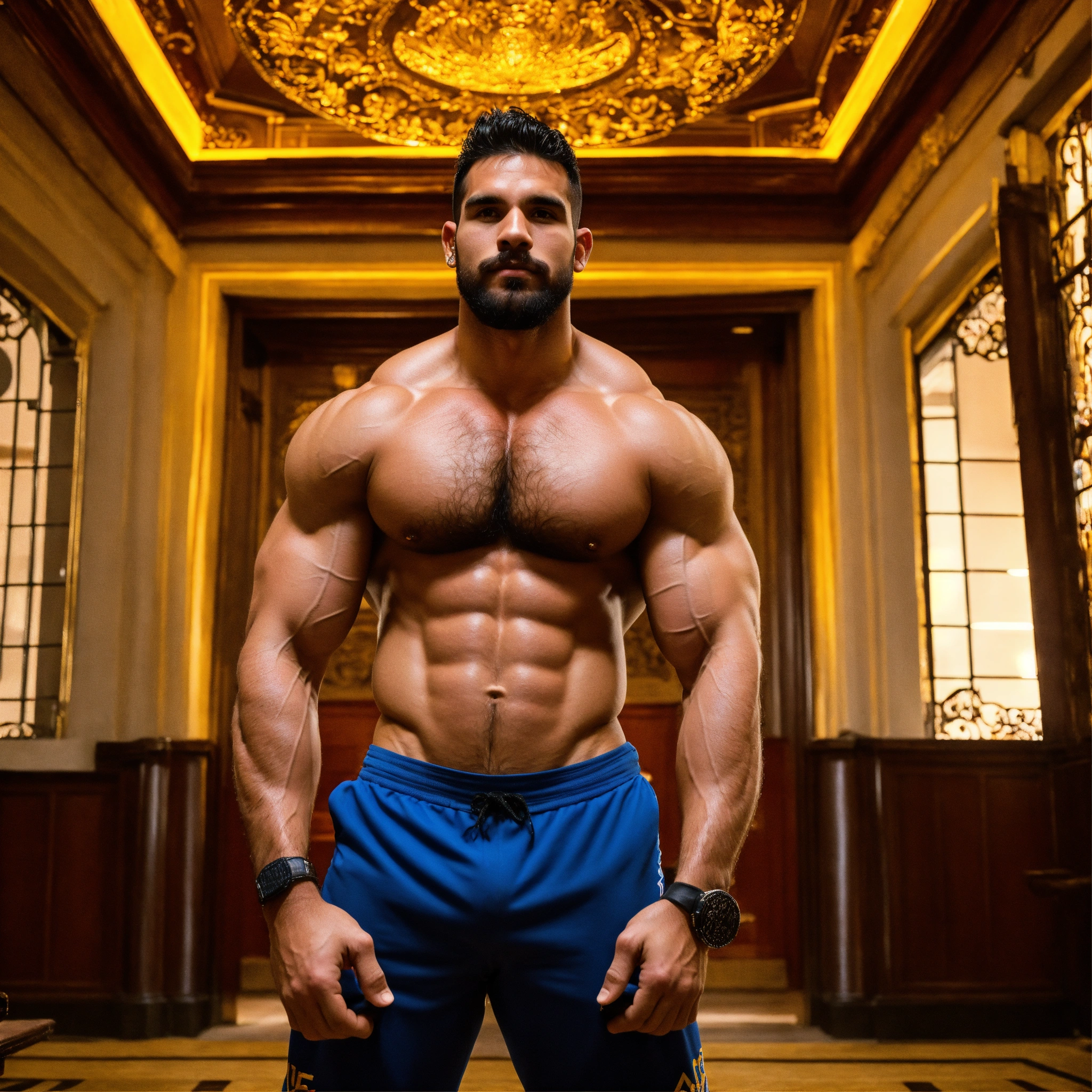 Lexica - 30-year-old hairy Costa Rican man with big muscles, big ...