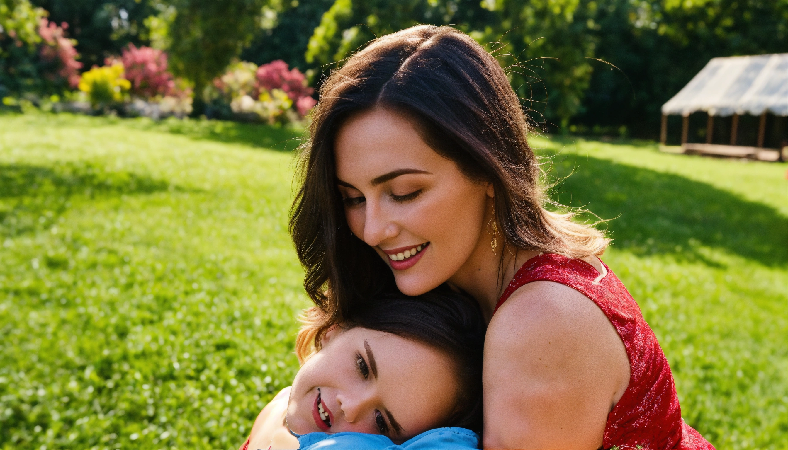 Lexica - Image of the beautiful large breasted dark haired attractive social media influencer in ...