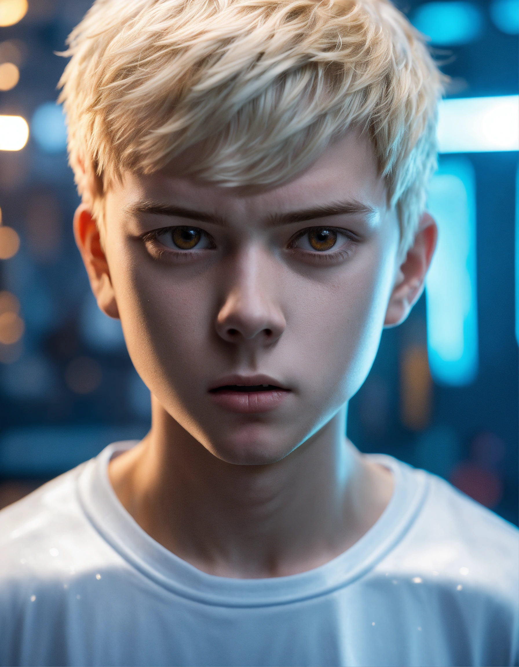 Lexica - A highly detailed photo of a white 15-year-old boy, blonde ...