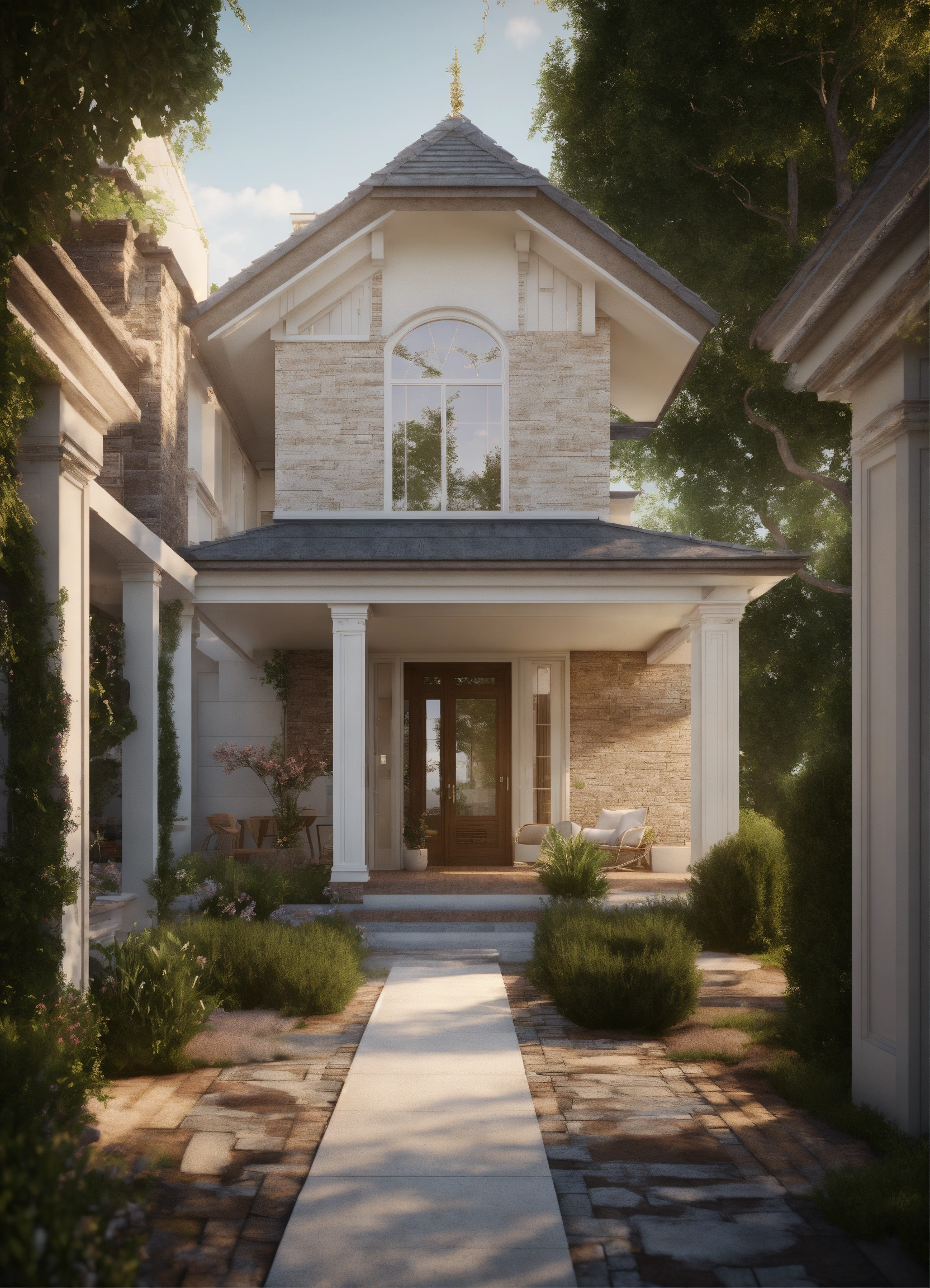 Lexica - Classic house exterior clean look, cinematic photos, ultra ...