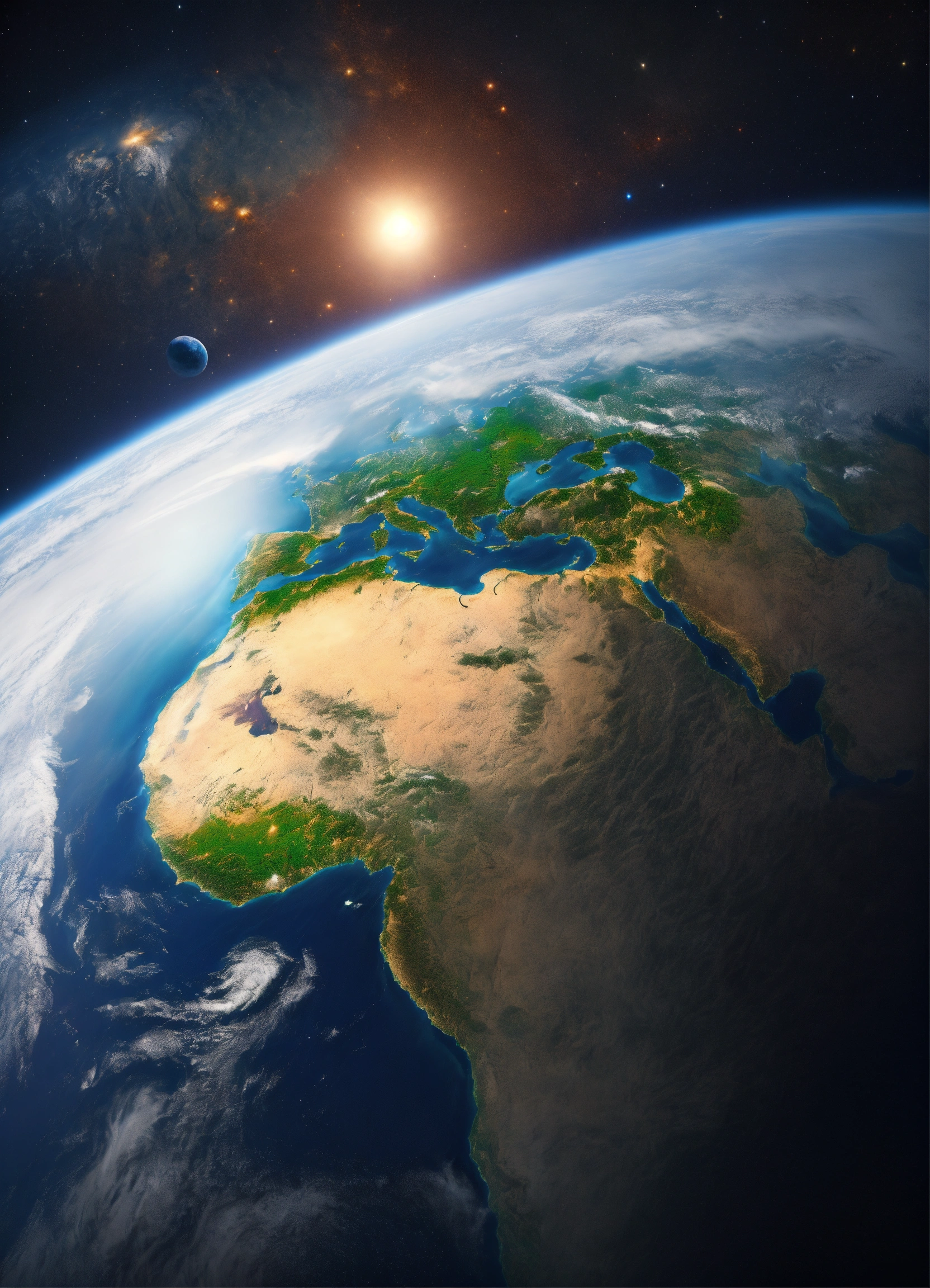 Lexica - Planet earth seen from space. Ultra definition and realism