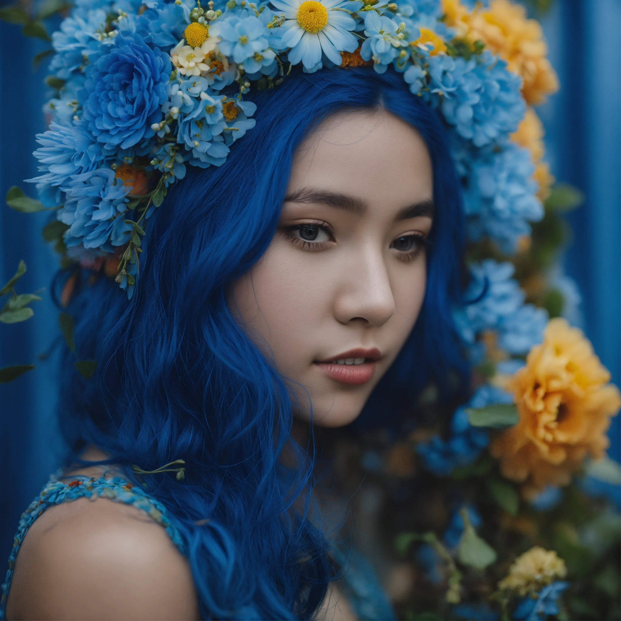 Lexica A Blue Girl