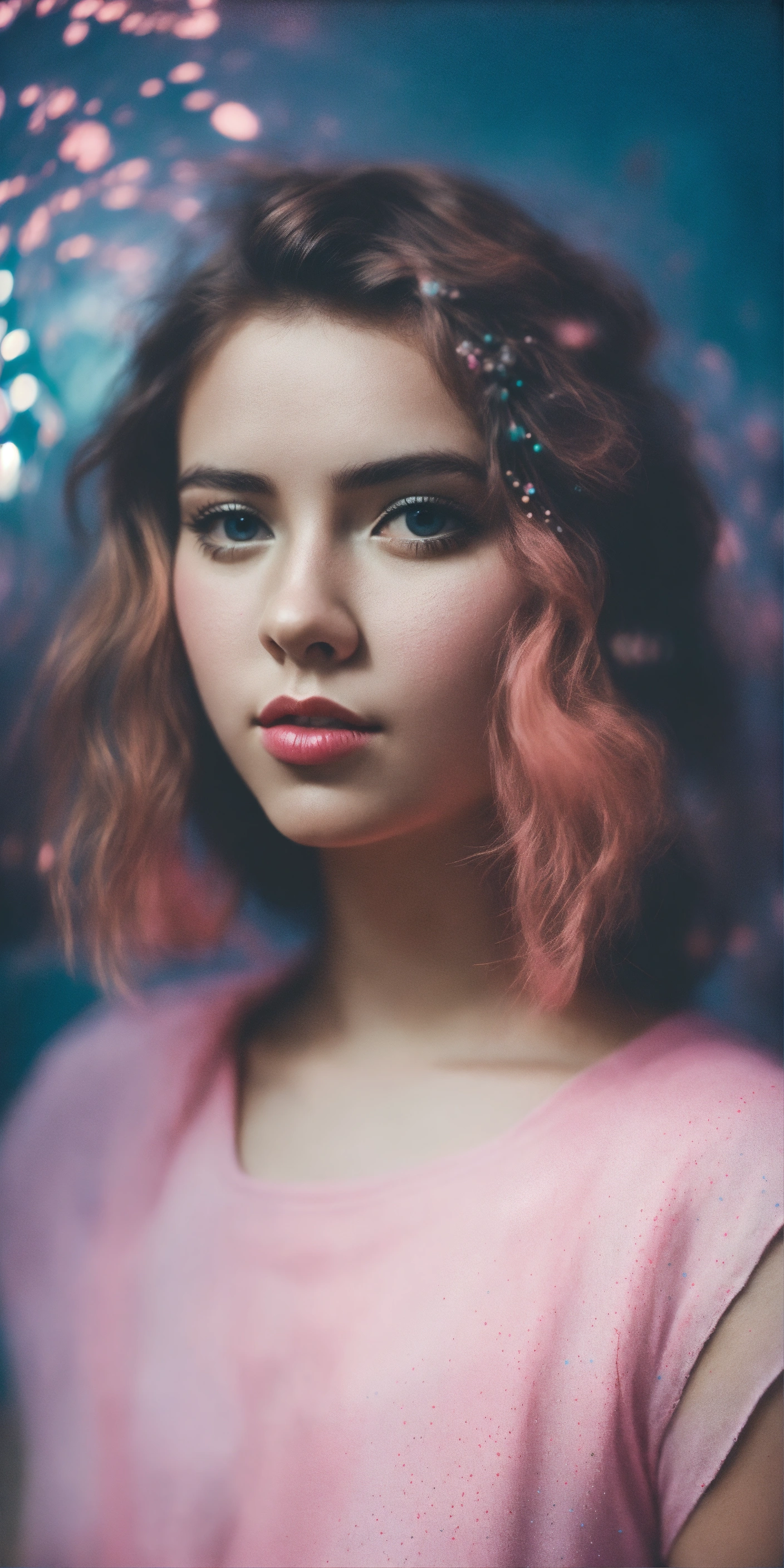 Lexica - A hyper-realistic film-grained photo of a super cute young ...