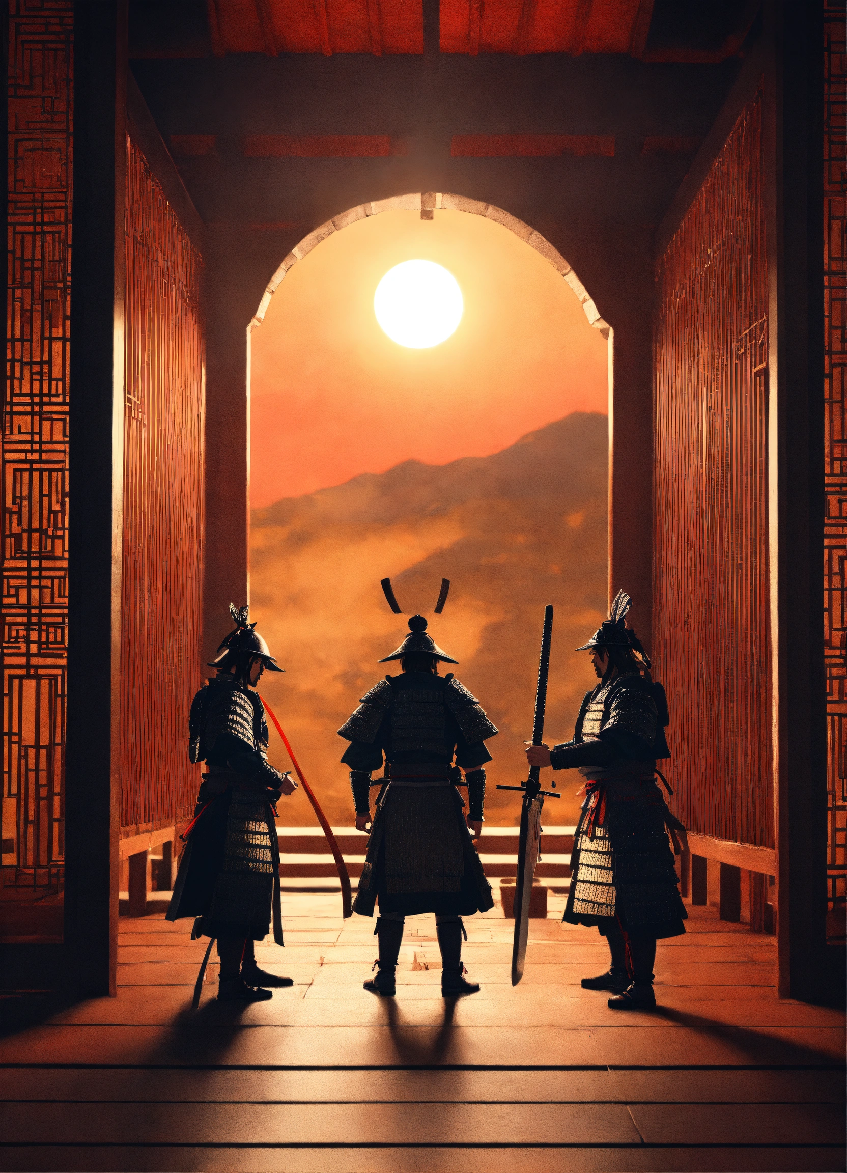 Lexica - A samurai meeting from different times in history meeting at a ...