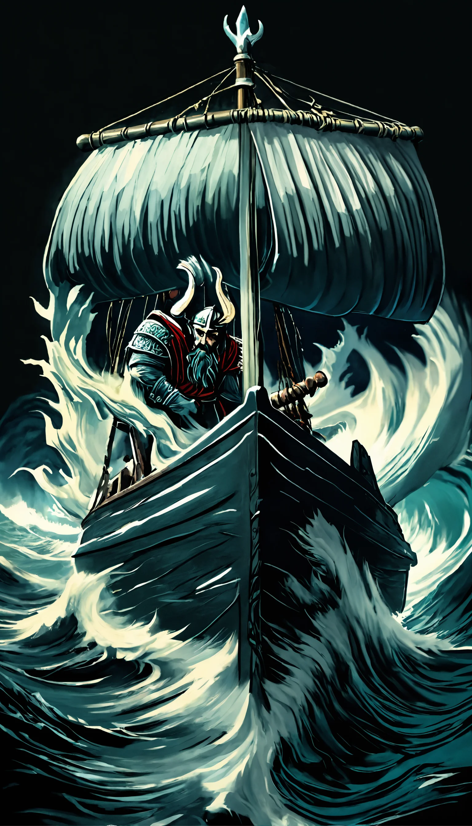 Lexica - A digital illustration of a dramatic and intense scene ...