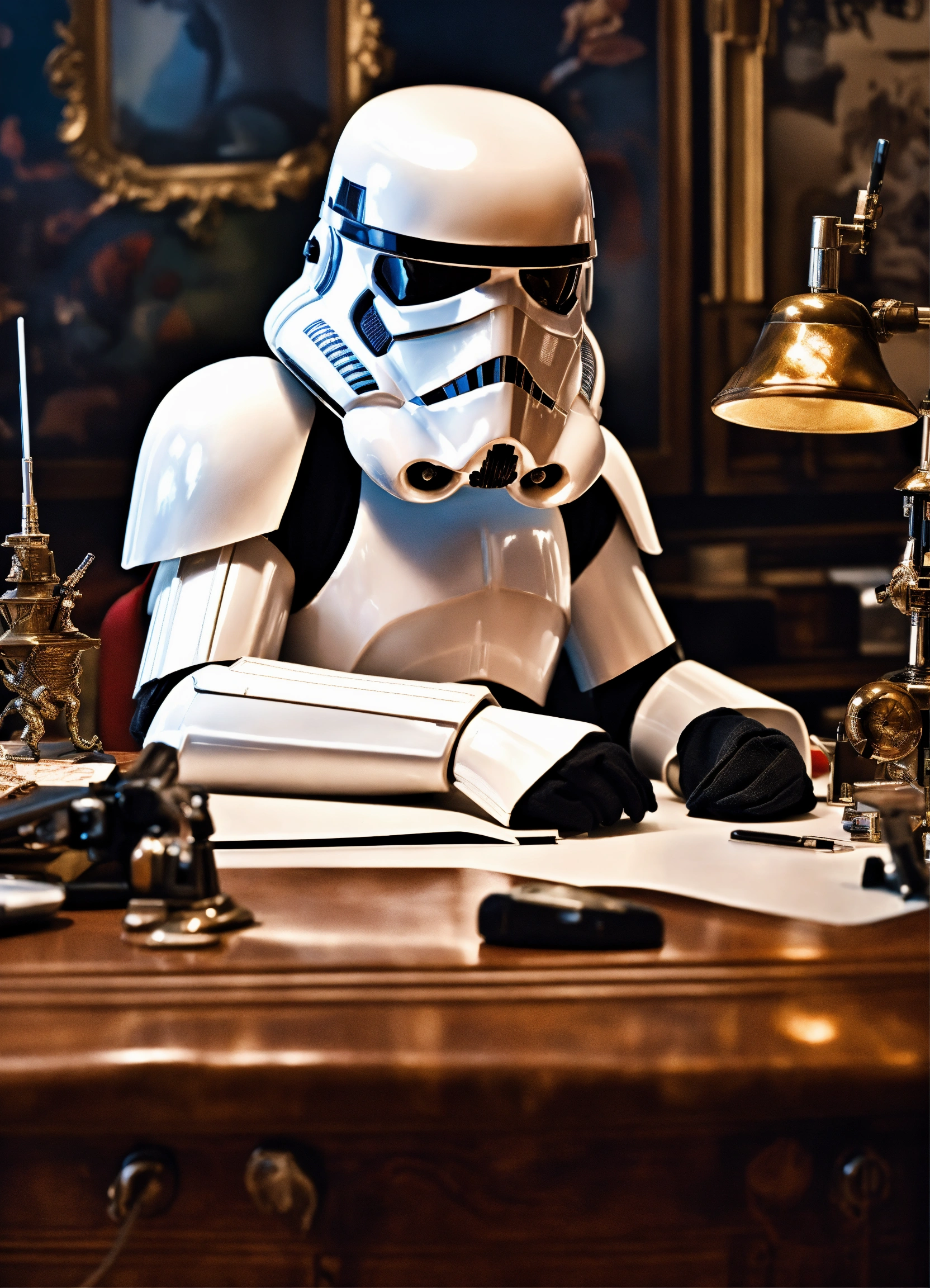 Lexica - Close up portrait Photography, Starwars Stormtrooper at his ...