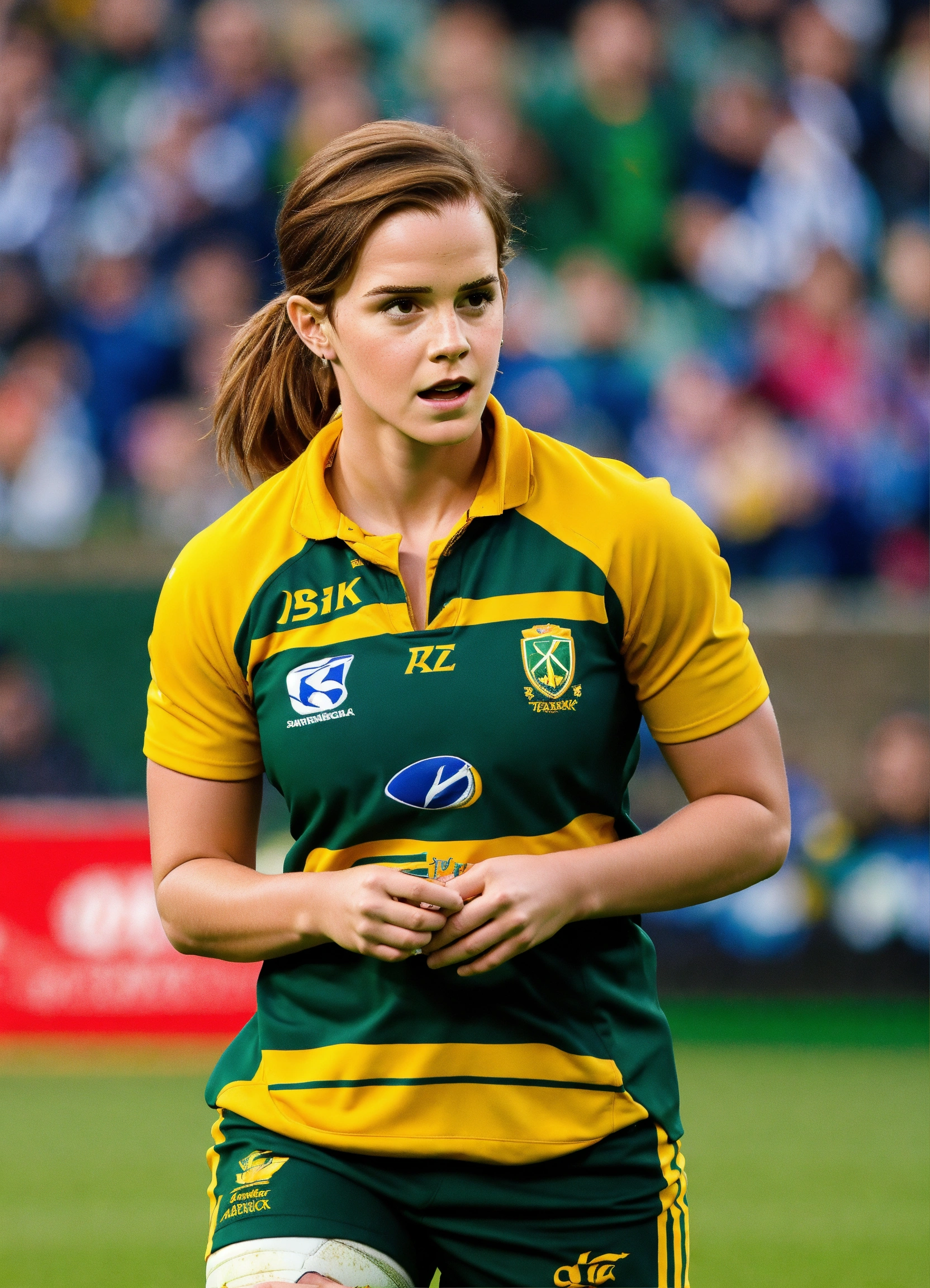 Lexica - Emma Watson playing rugby for the South Africa Springboks ...