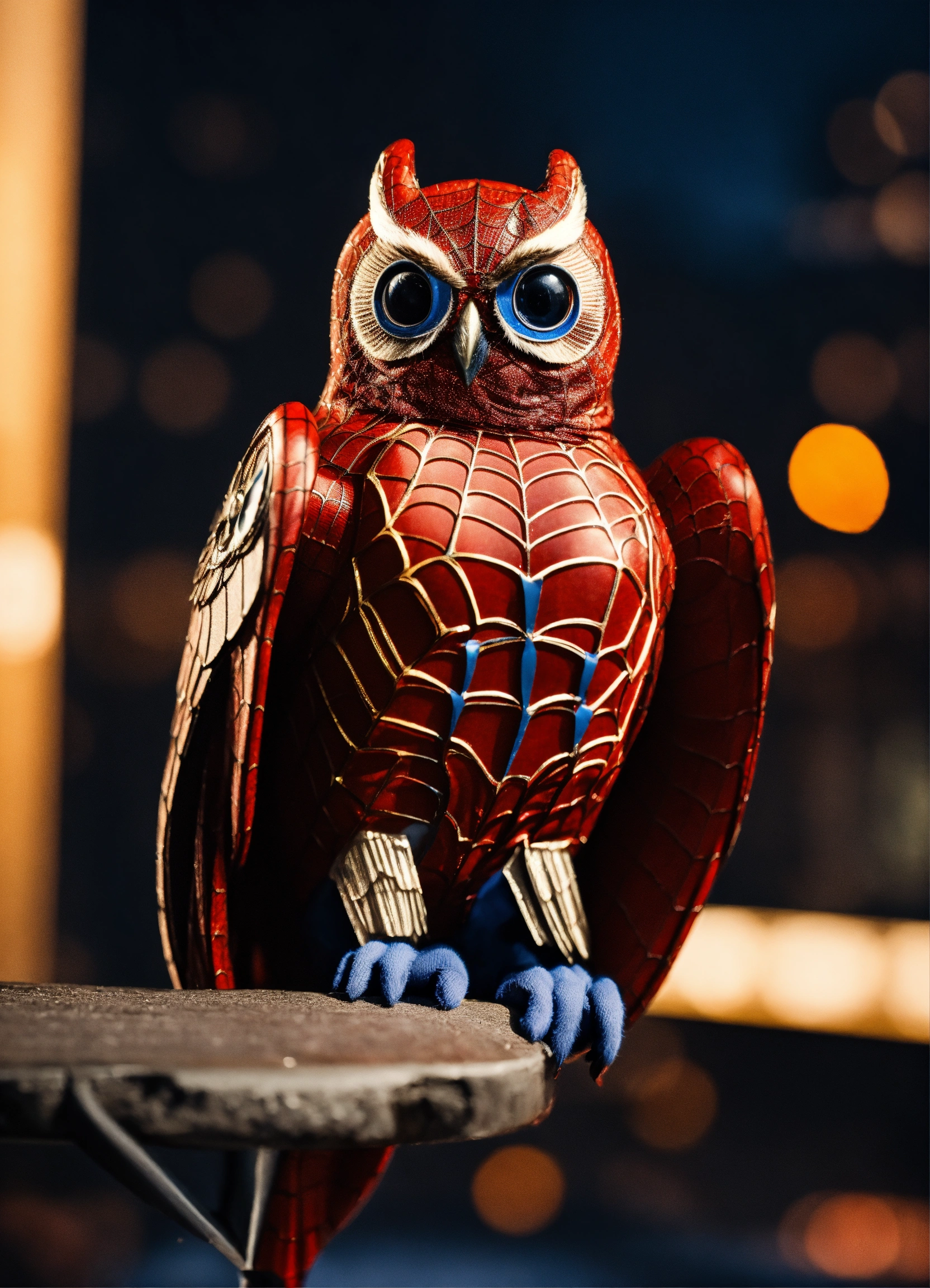Lexica - Spiderman as owl