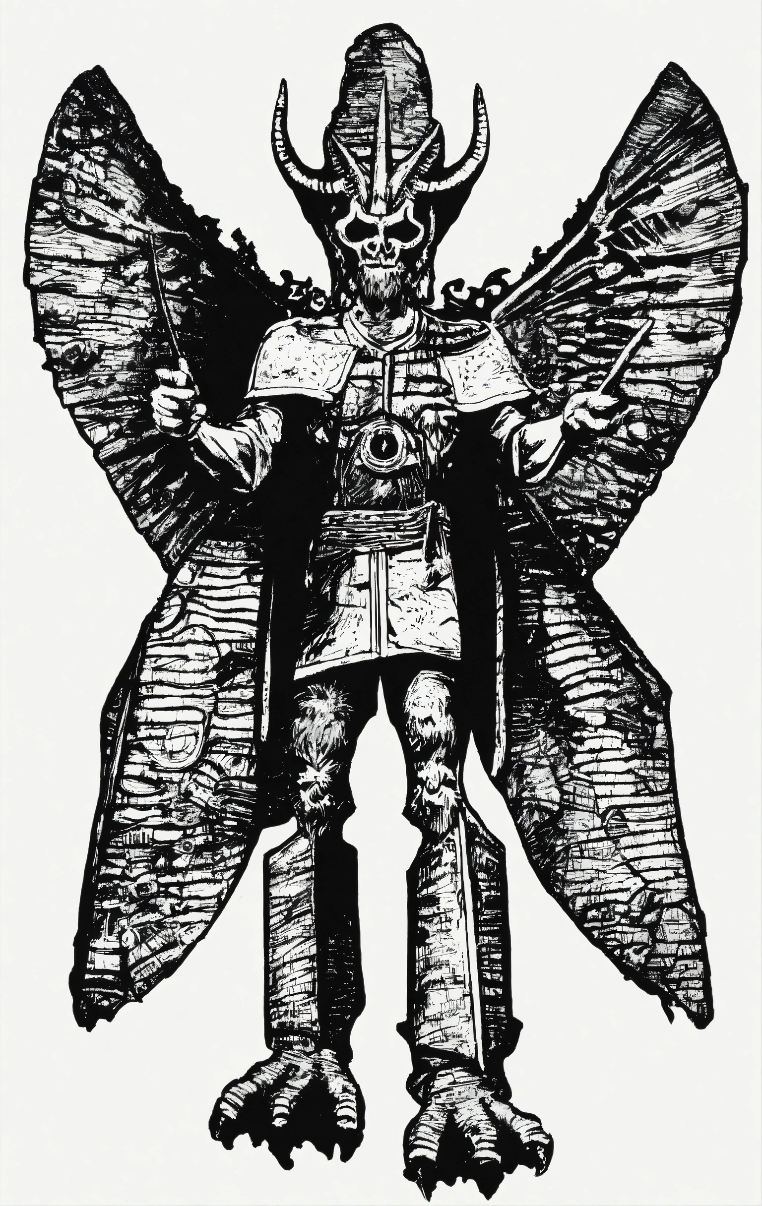 Lexica - Create an illustration by Jacques Tardi featuring Pazuzu the ...