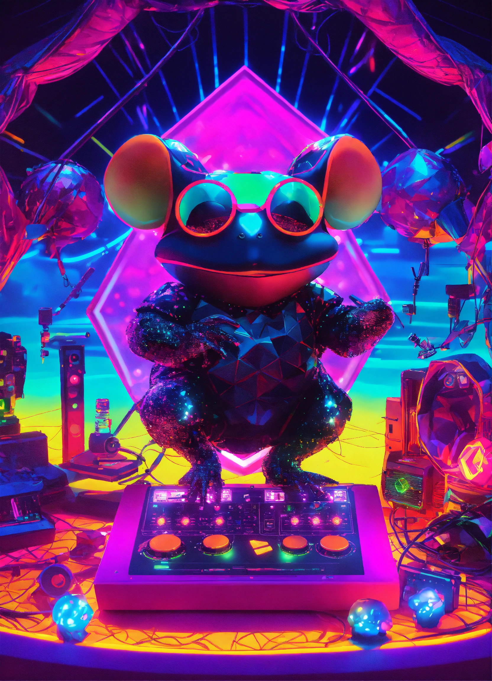 Lexica - A techno Festival Rave Diamond psytrance DJ Diamond TOAD in ...