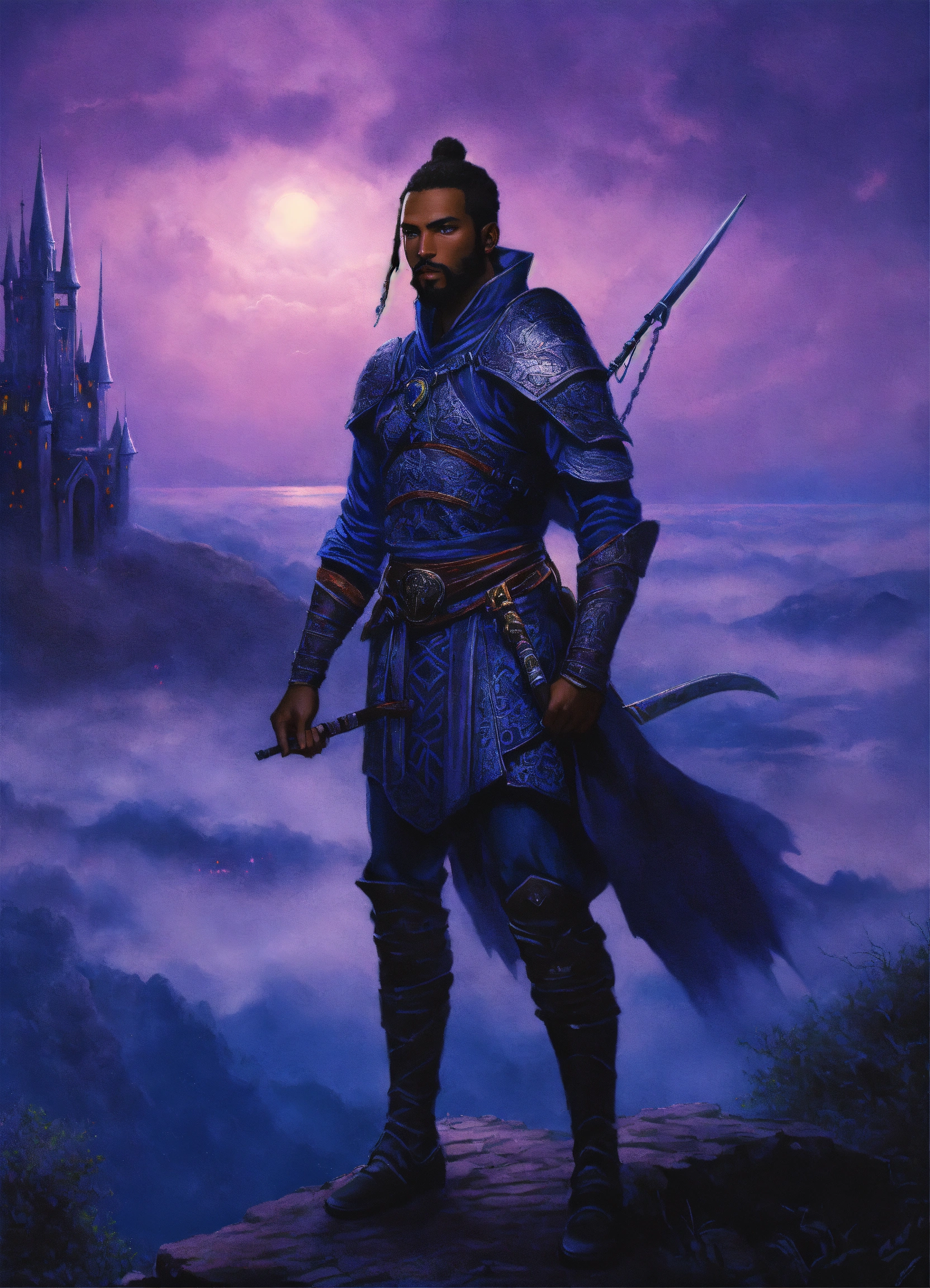 Lexica - African warrior,beautiful matte realistic painting of a of a ...