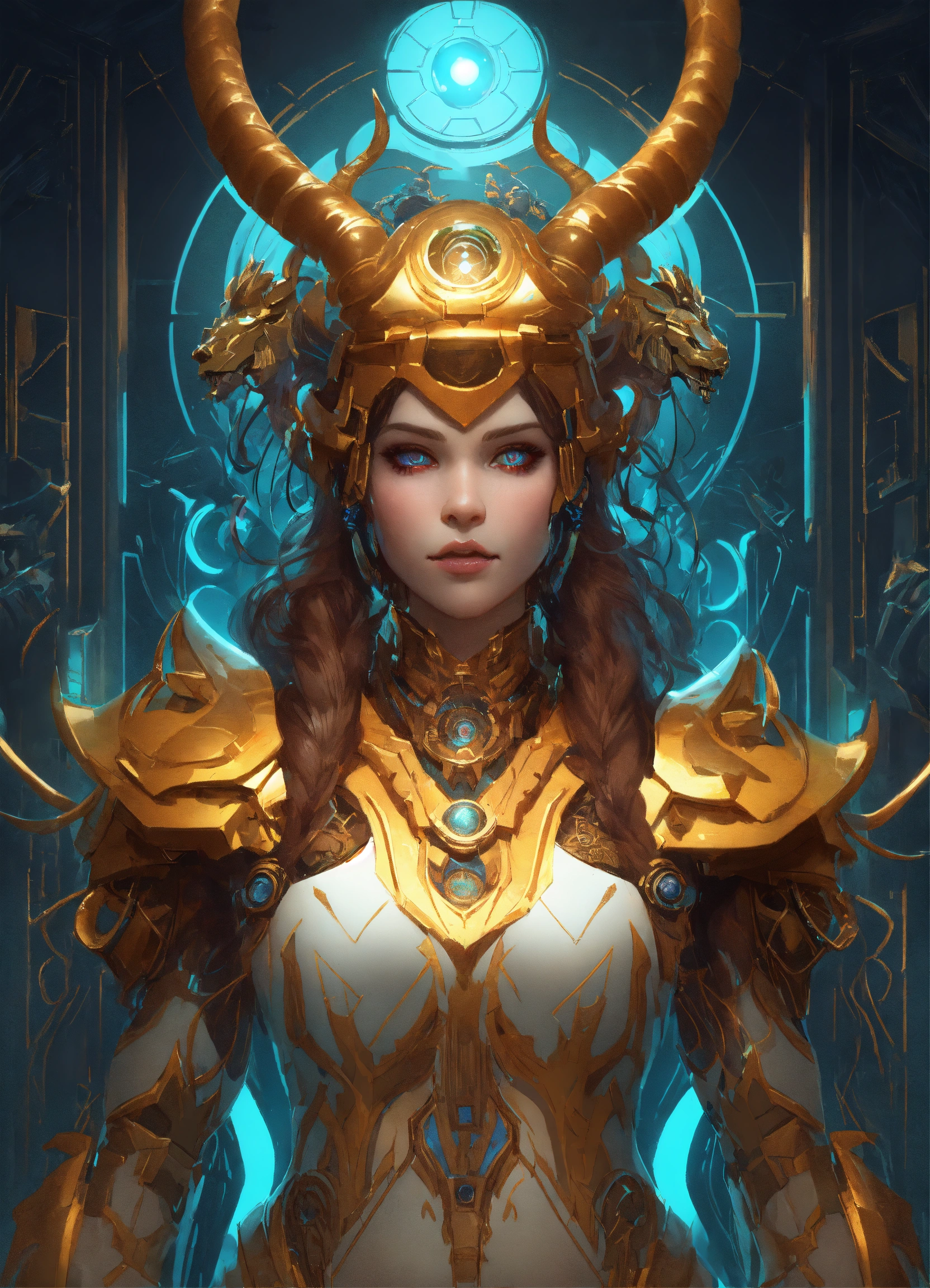 Lexica - Symmetry, demon Caribou horns, extra eyes, multiple eyes ...