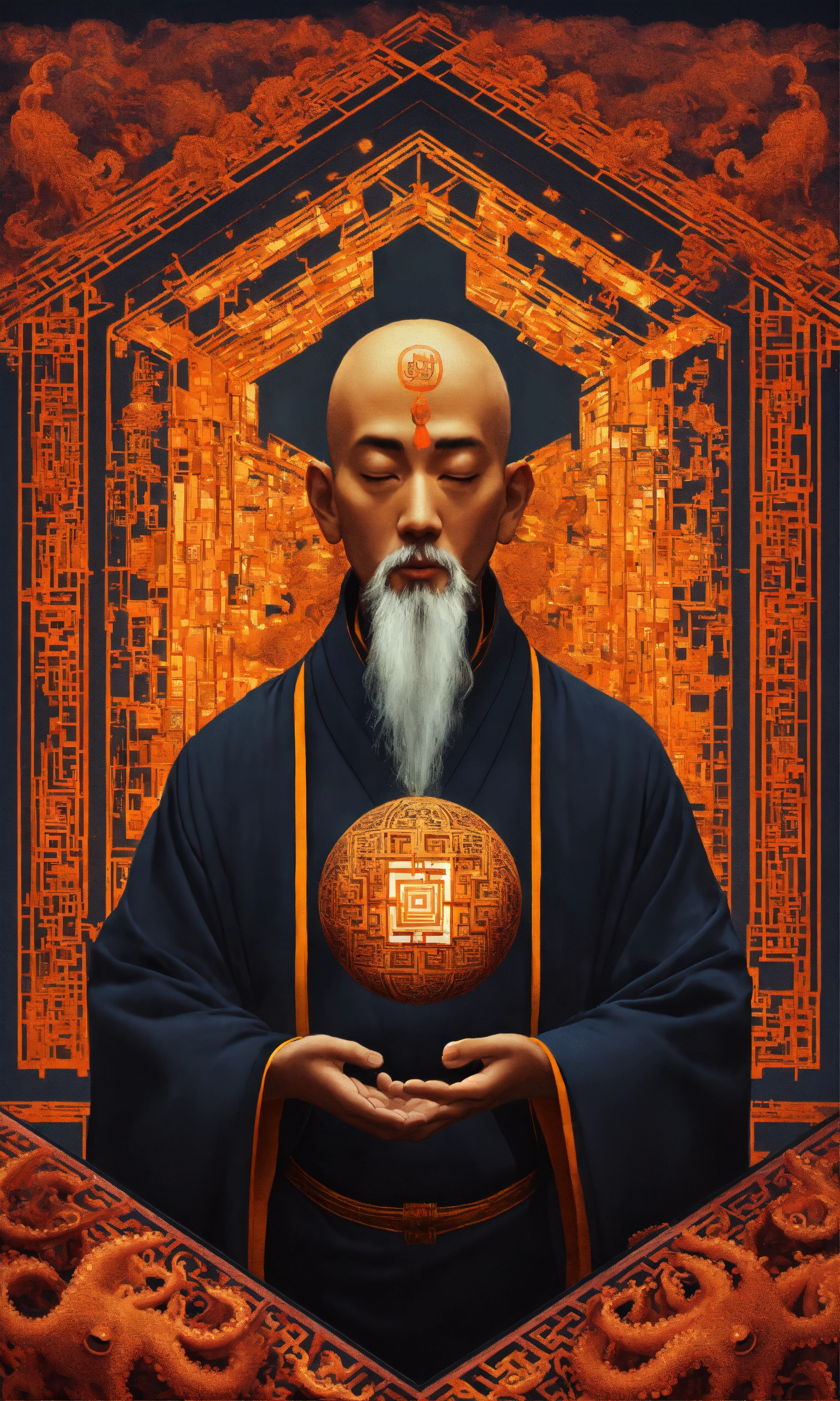Lexica - Taoist monk octopus tesseract body fractal three point ...