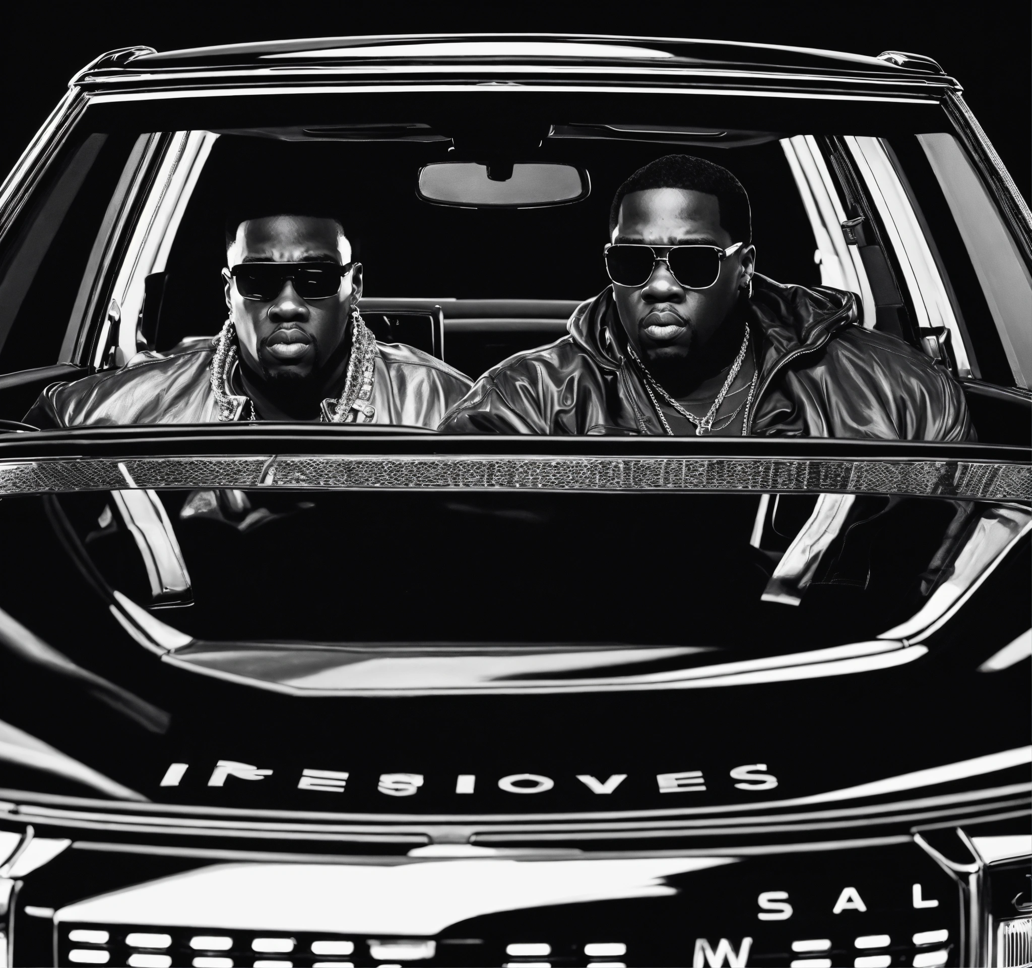 Lexica - Interior view Pop art, hyperrealist portrait of black rapper ...