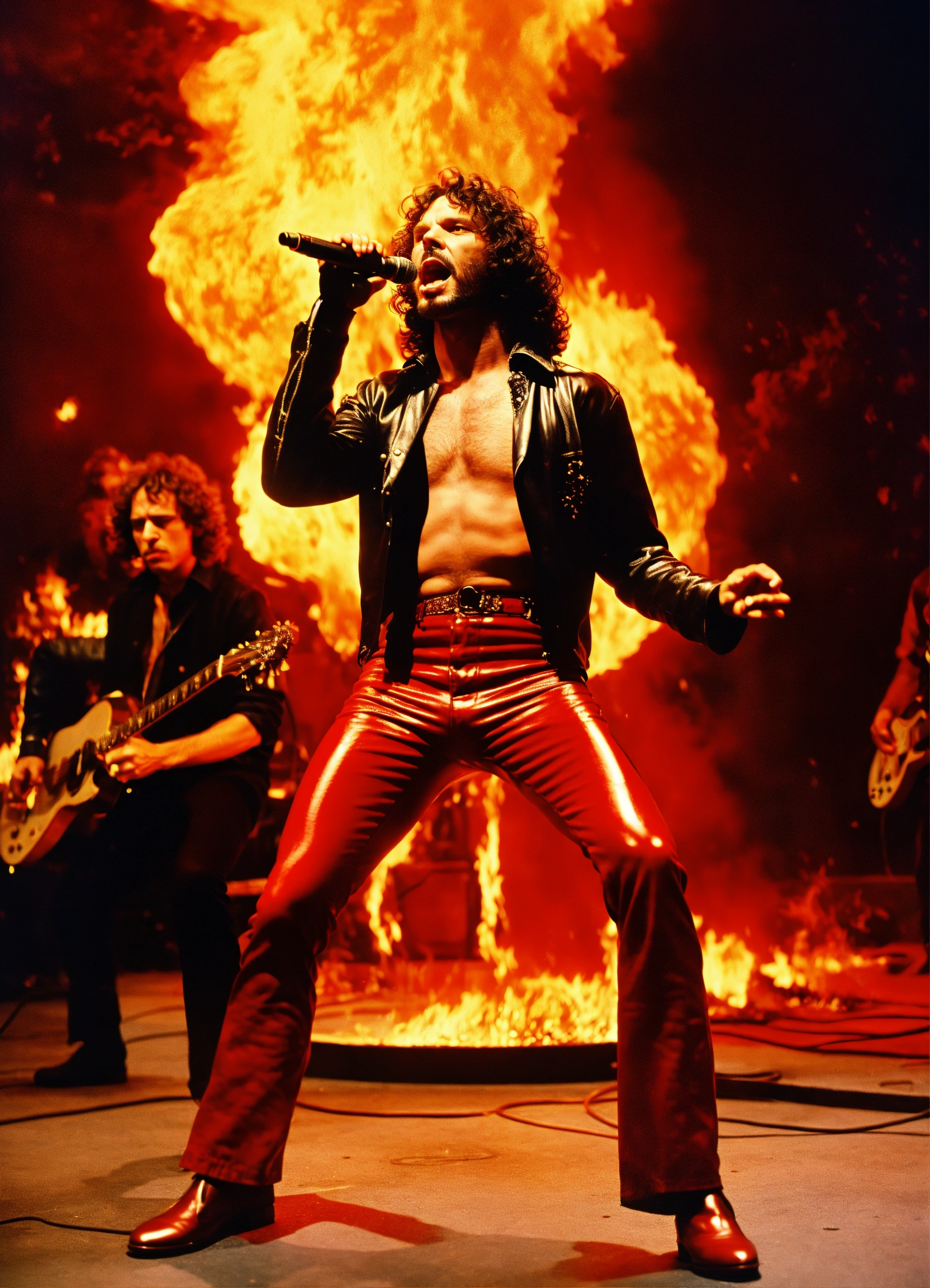 Lexica - Jim Morrison of the Doors, his face in the shadows, as the ...