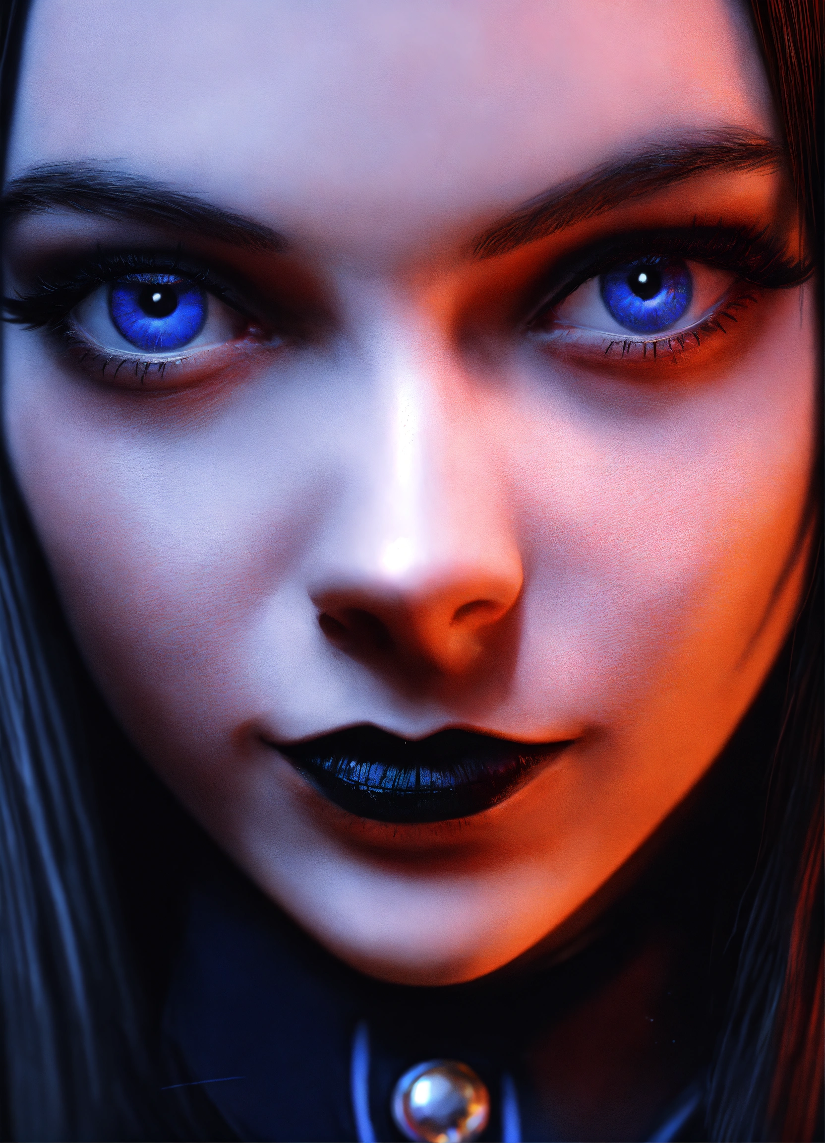 Lexica - Photorealistic, close up, wednesday addams, extreme closeup ...