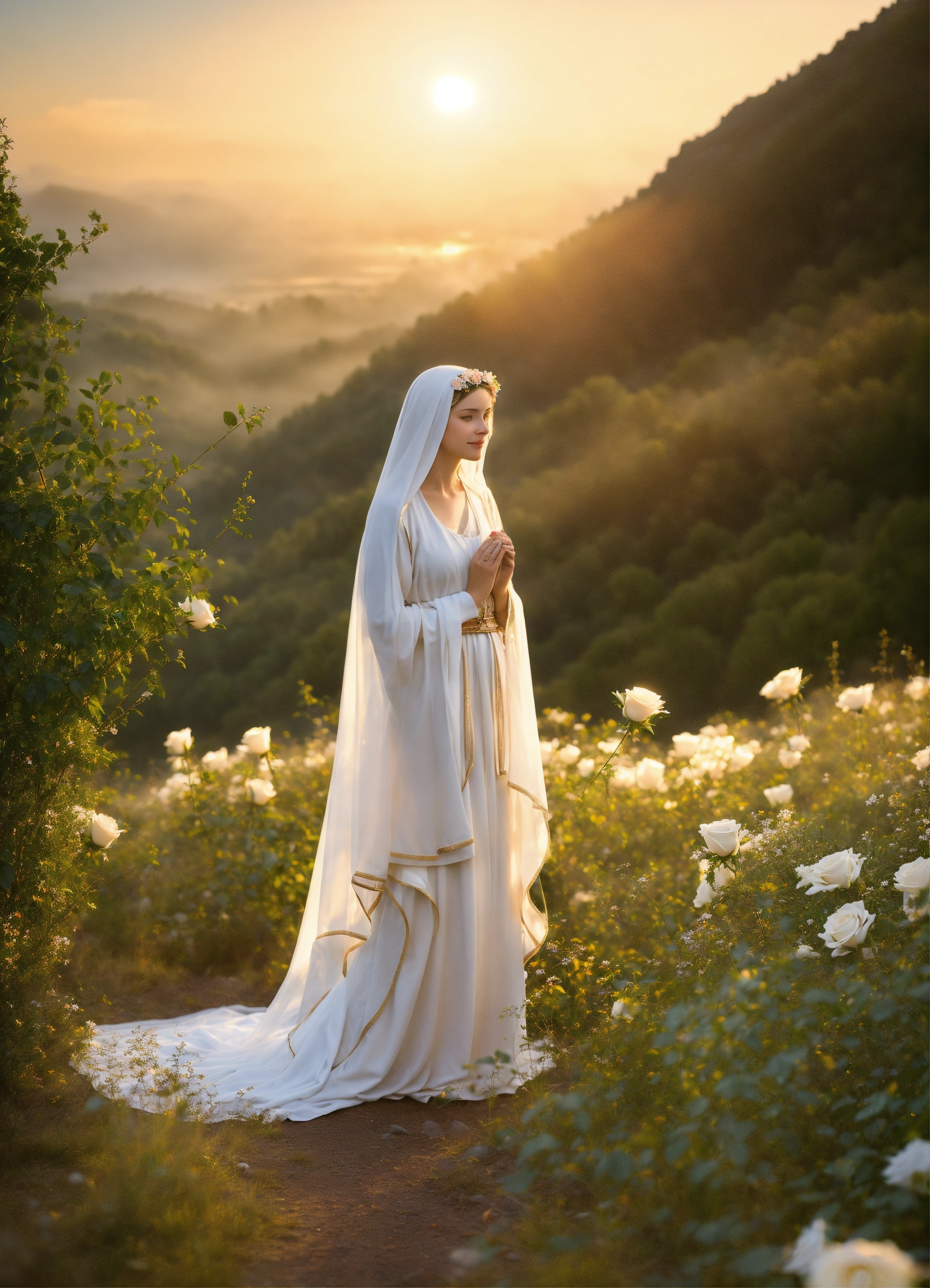 Lexica - Majestic image 0f Virgin Mary, mother of Christ, Extremely ...