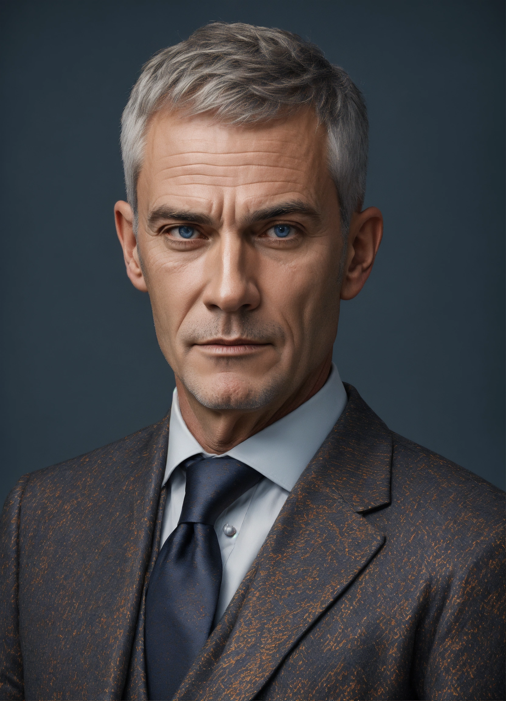 Lexica - A realistic photo of a thin elegant 50-year-old french man ...