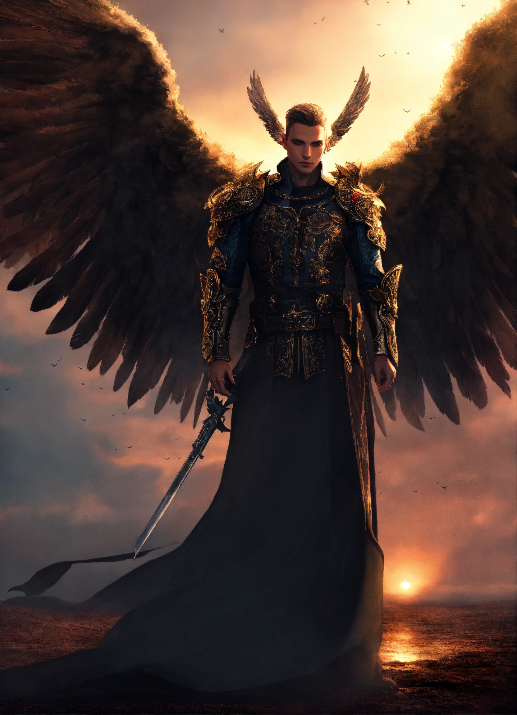 Lexica - Fallen angel, fiction, fantasy, male