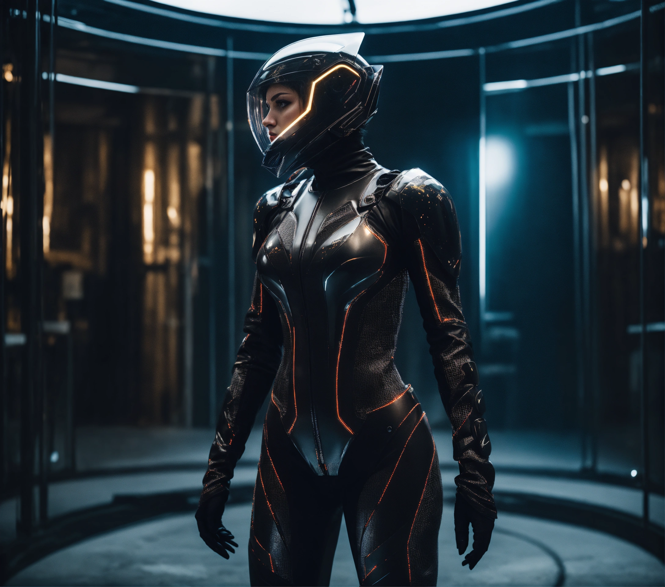 Lexica - An ultrarealistic photograph of a minimalist futuristic full ...