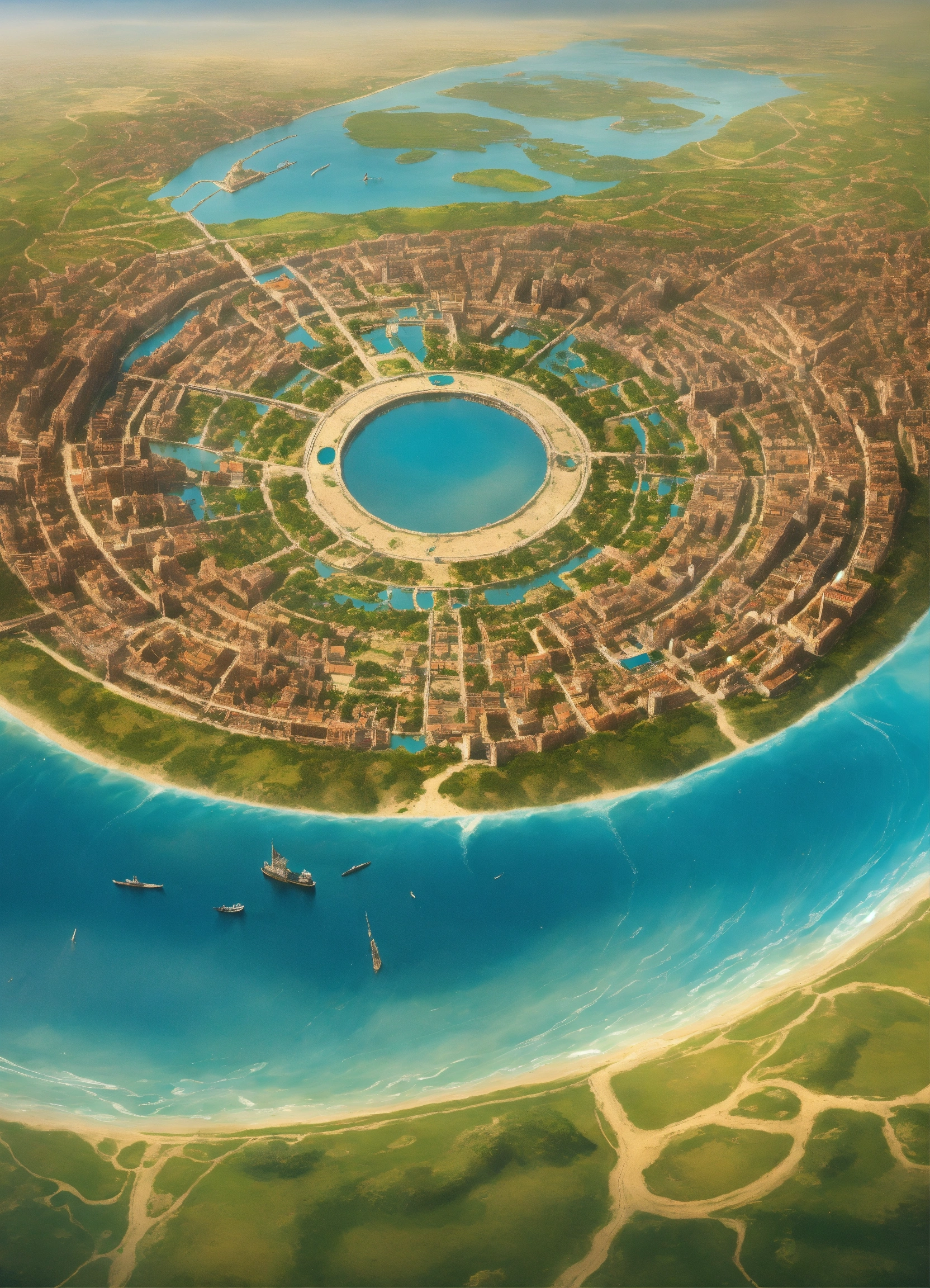 Lexica - Capital city surrounded by a large ring of water. . the ring ...