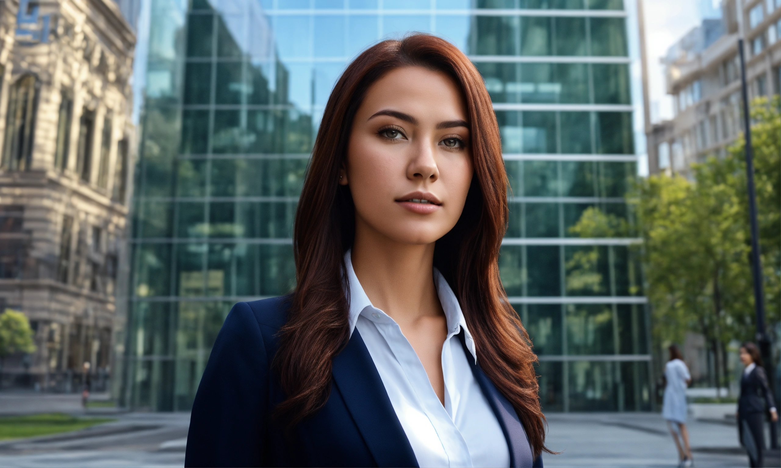 Lexica - A photorealistic picture of a young attractive Lady CEO ...