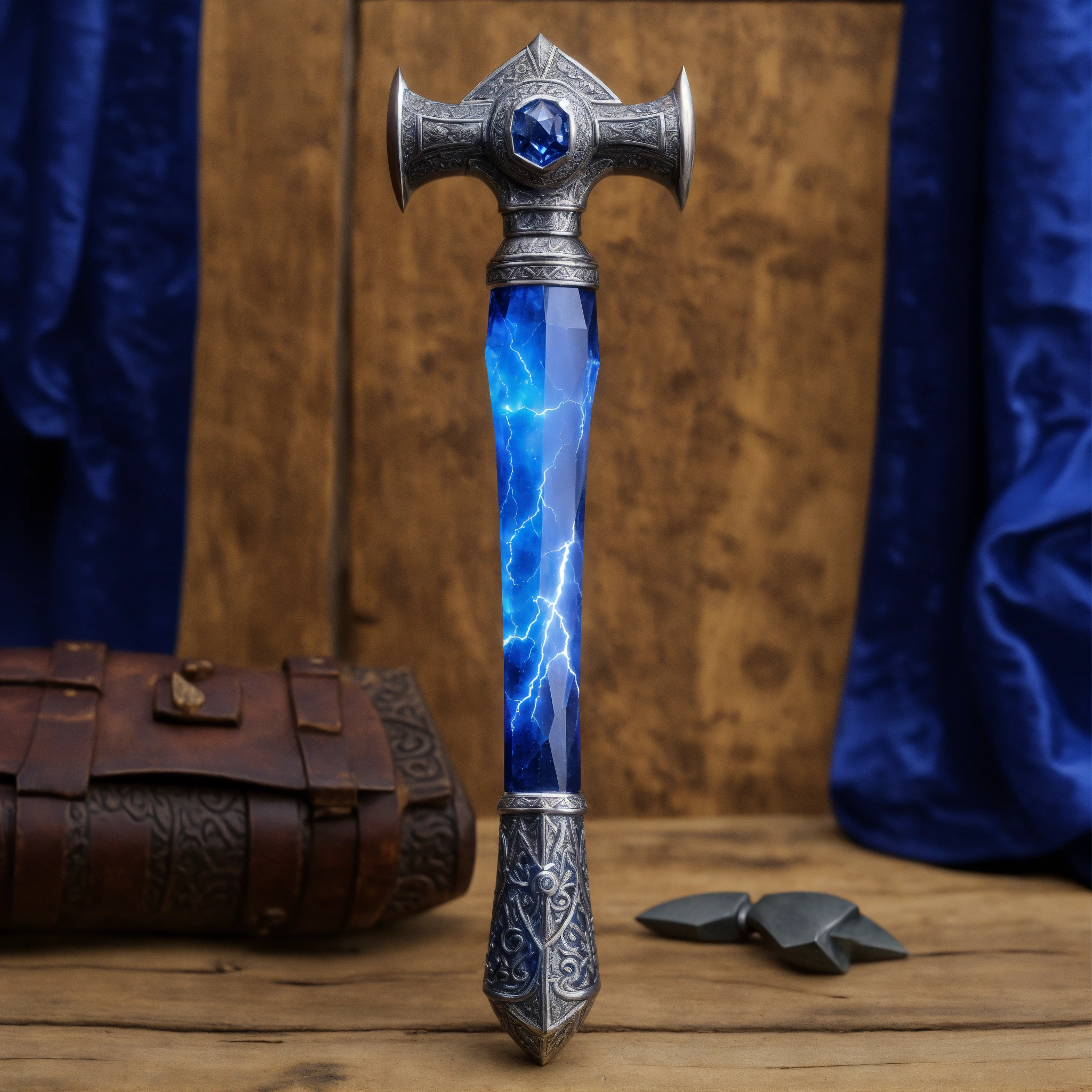 Lexica - Great hammer. Lightning. Weapon. D&D. Large, anvil-sized ...