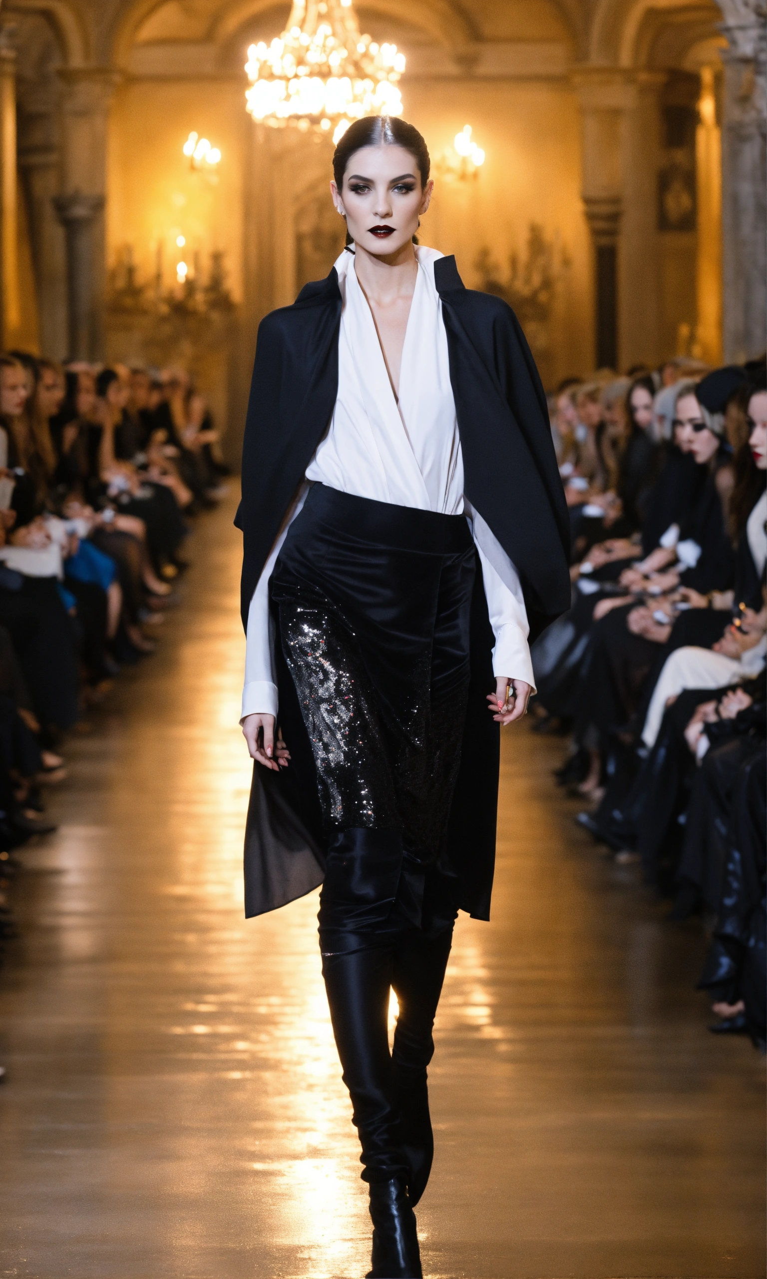 Lexica - Lothlorien androgynous royal vampire walking runway during ...