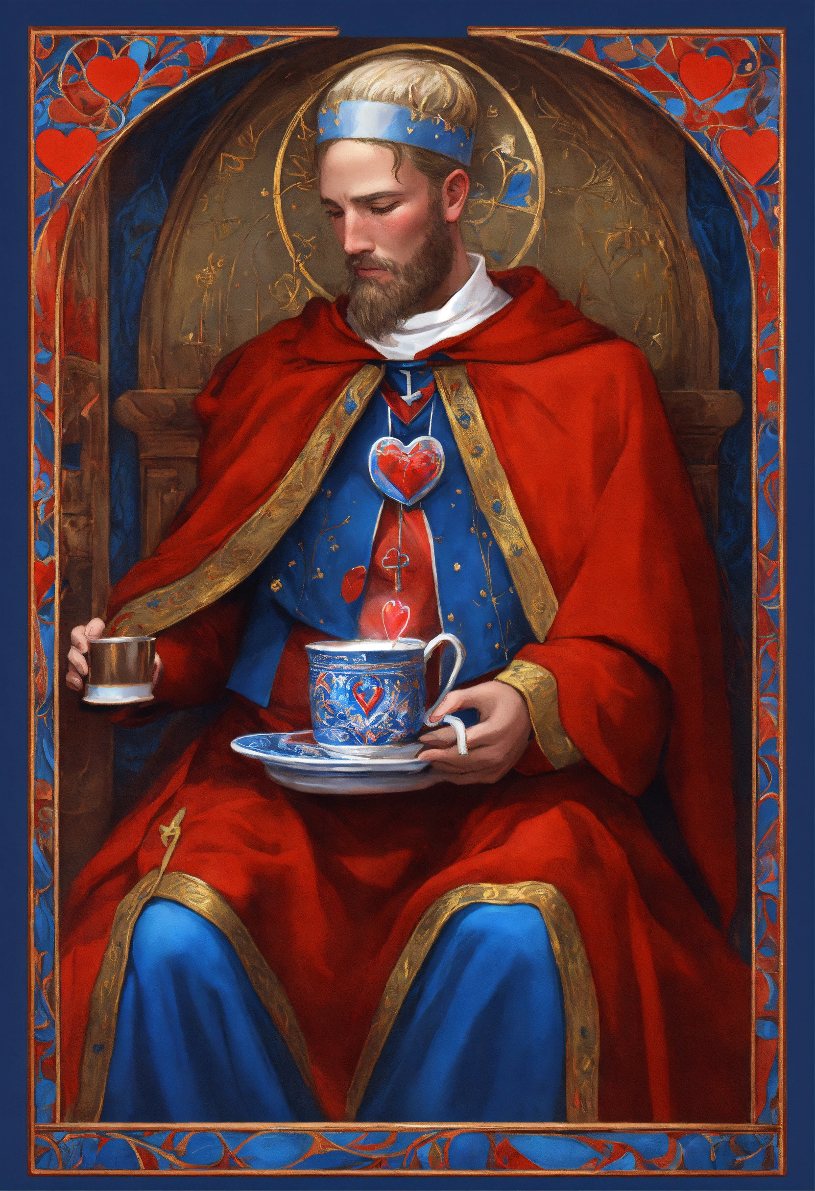 Lexica - Illustrated, realistic, Healing, jack of hearts, clergyman ...