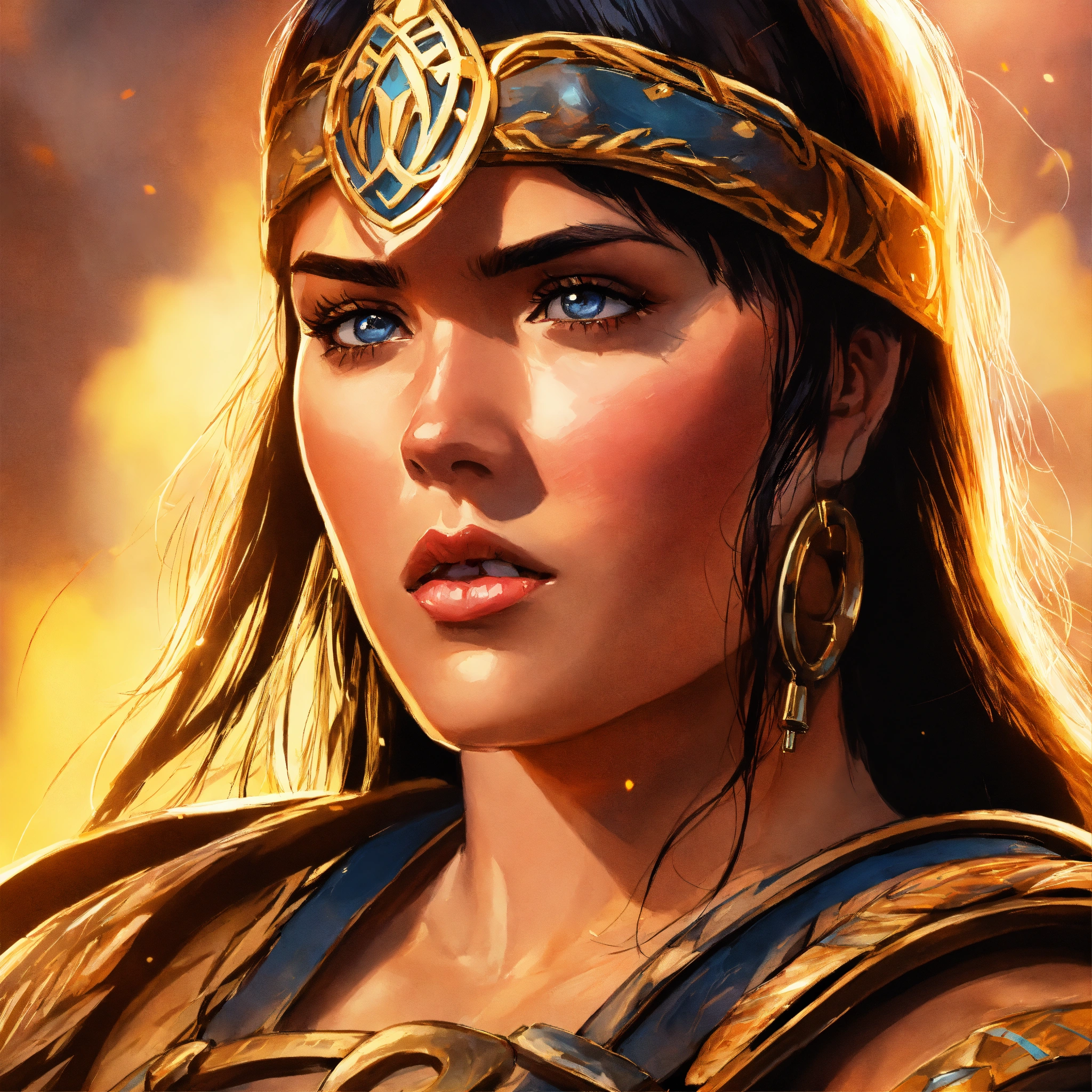 Lexica - Xena character from film Xena and Hercules , 2D illustration ...