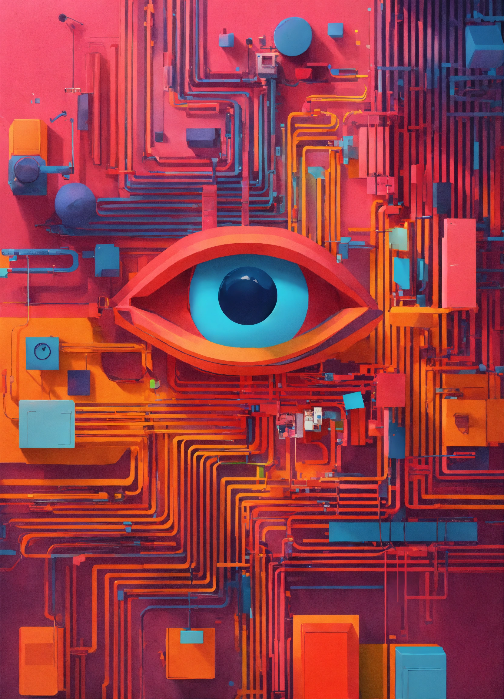 Lexica - Create an abstract and visually captivating image that ...