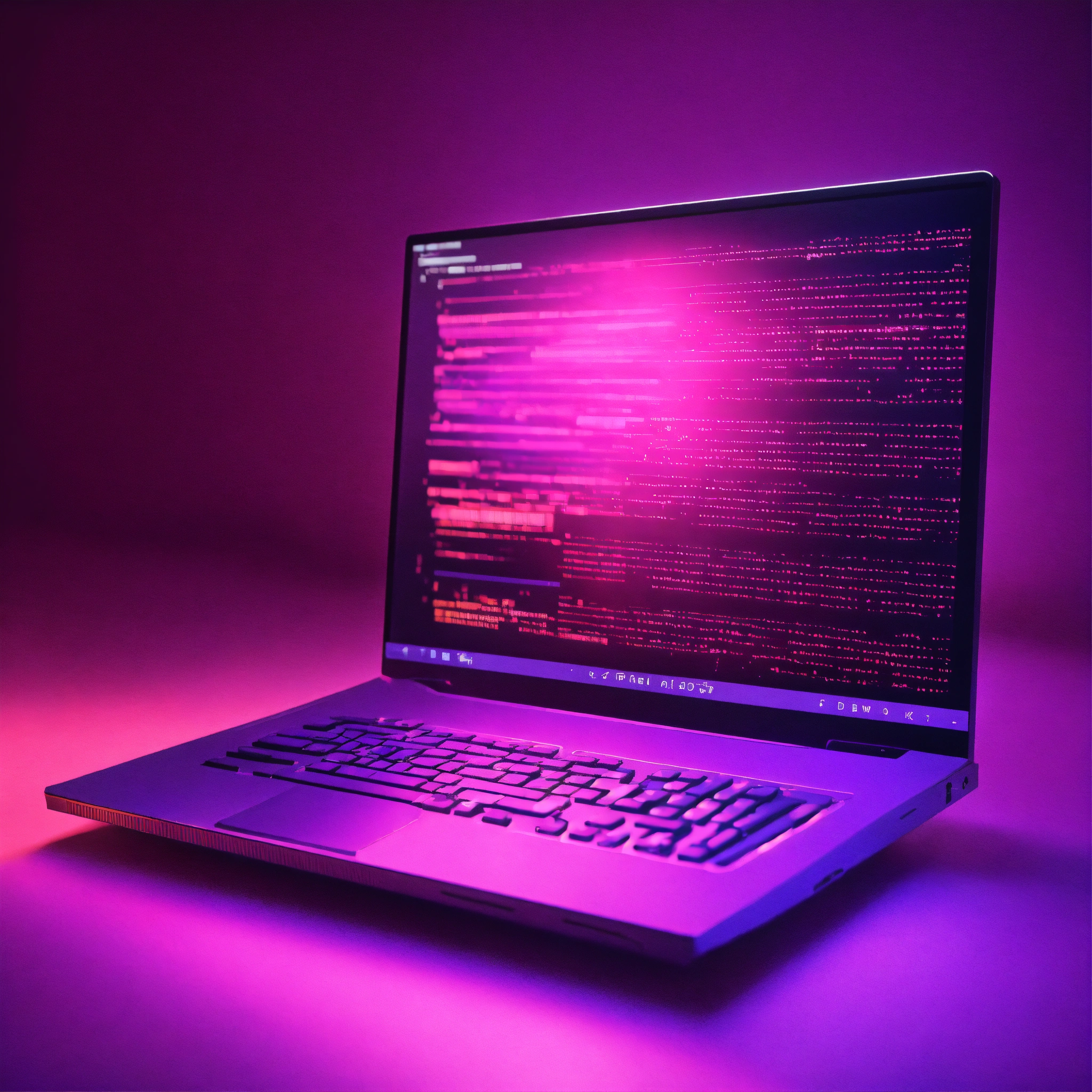 Lexica - Ultra realistic photo of a very high tech 3d software code lit ...