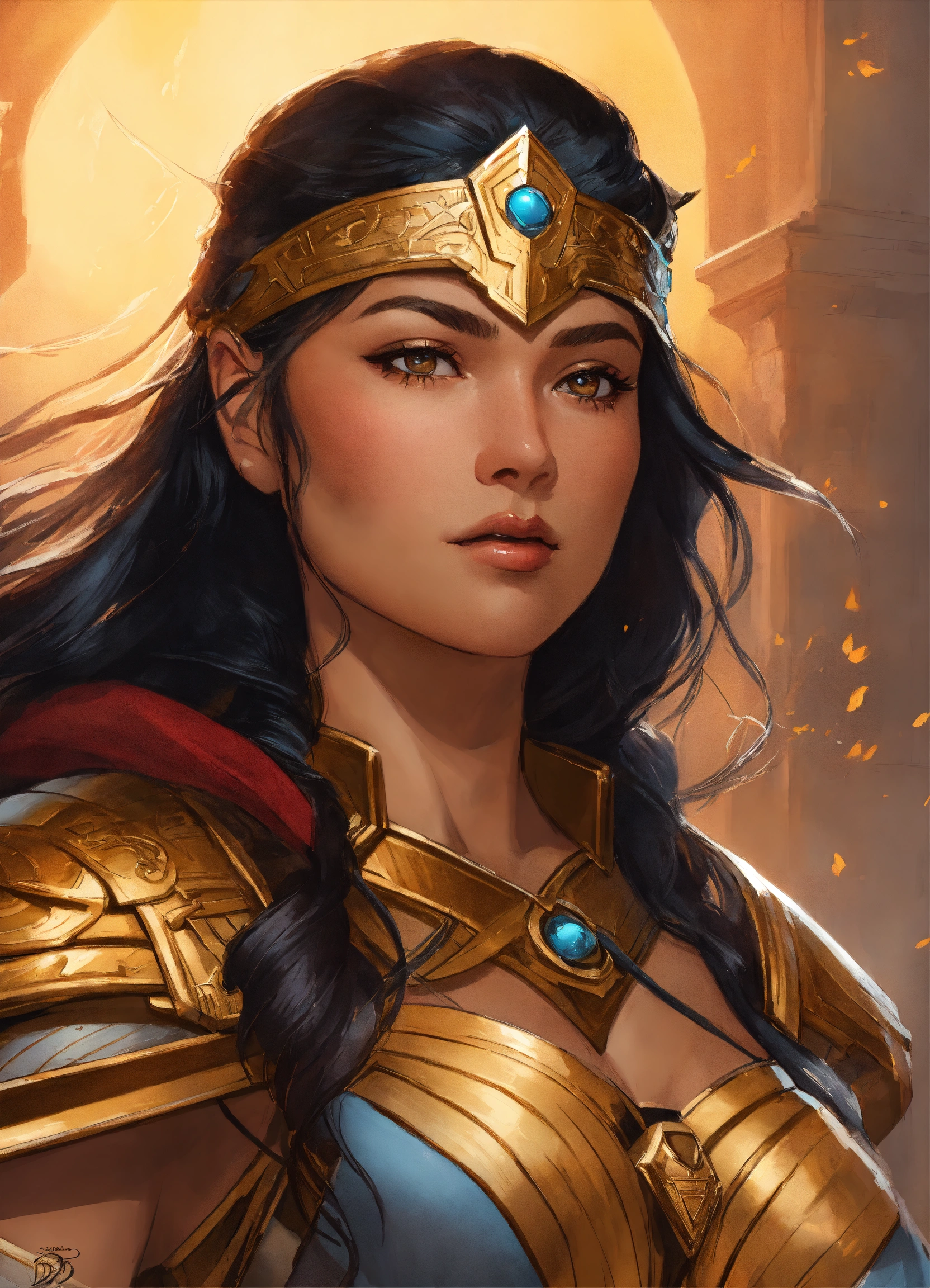 Lexica - Amazon valkyrie athena, d & d, fantasy, portrait, highly ...