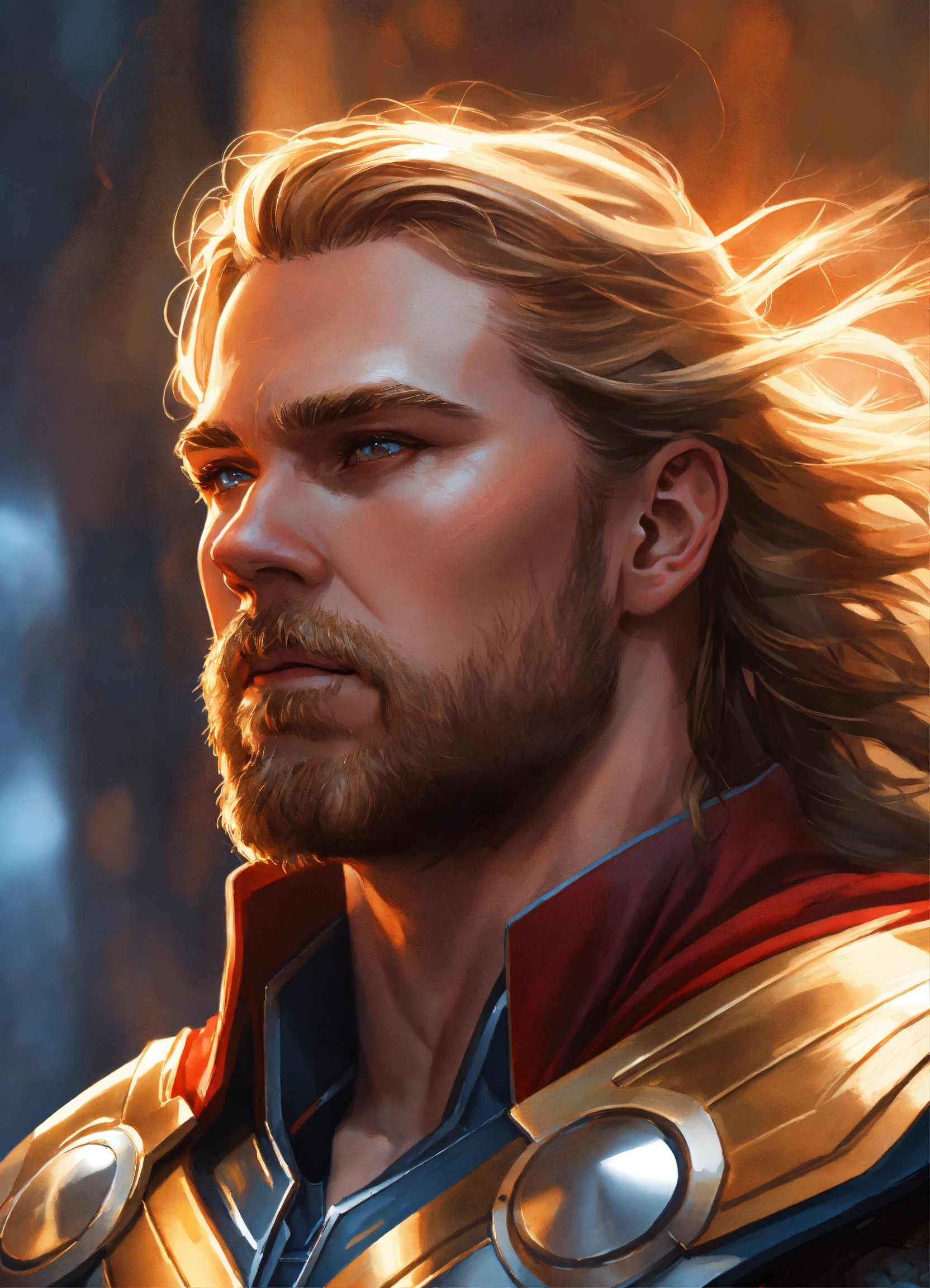 Lexica - Generál Petr Pavel as thor, realistic portrait, symmetrical ...