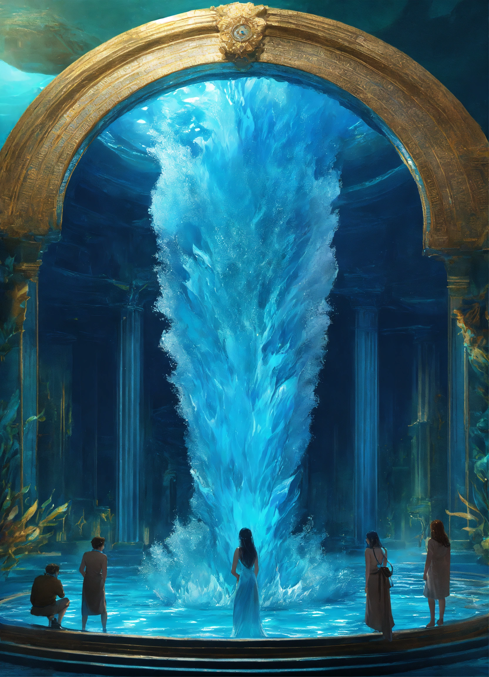 Lexica - Aqua Echo The Aqua Echo is a majestic aquatic creation. Its fur flows like liquid ...