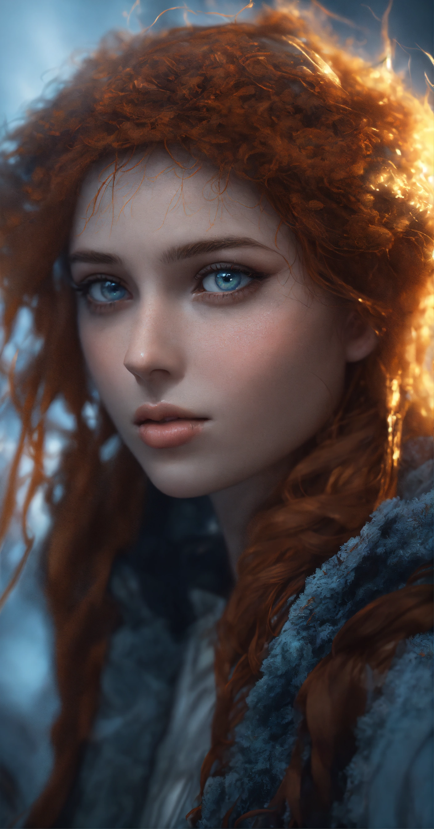 Lexica - Stunning portrait of a nymph girl , feeling of fog, fairy ...