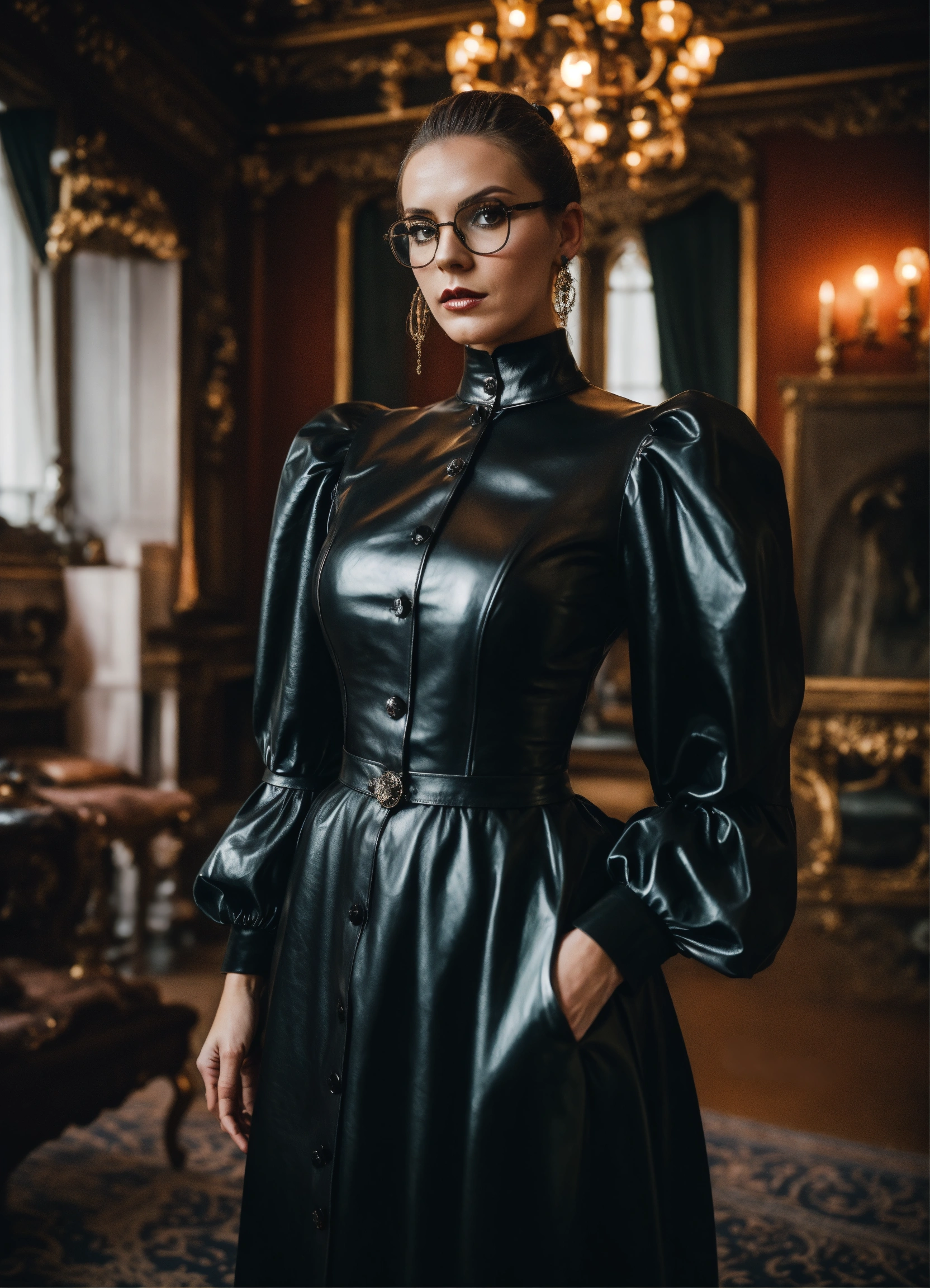 Lexica - Worm's eye view, stunning female german mistress model, strict ...