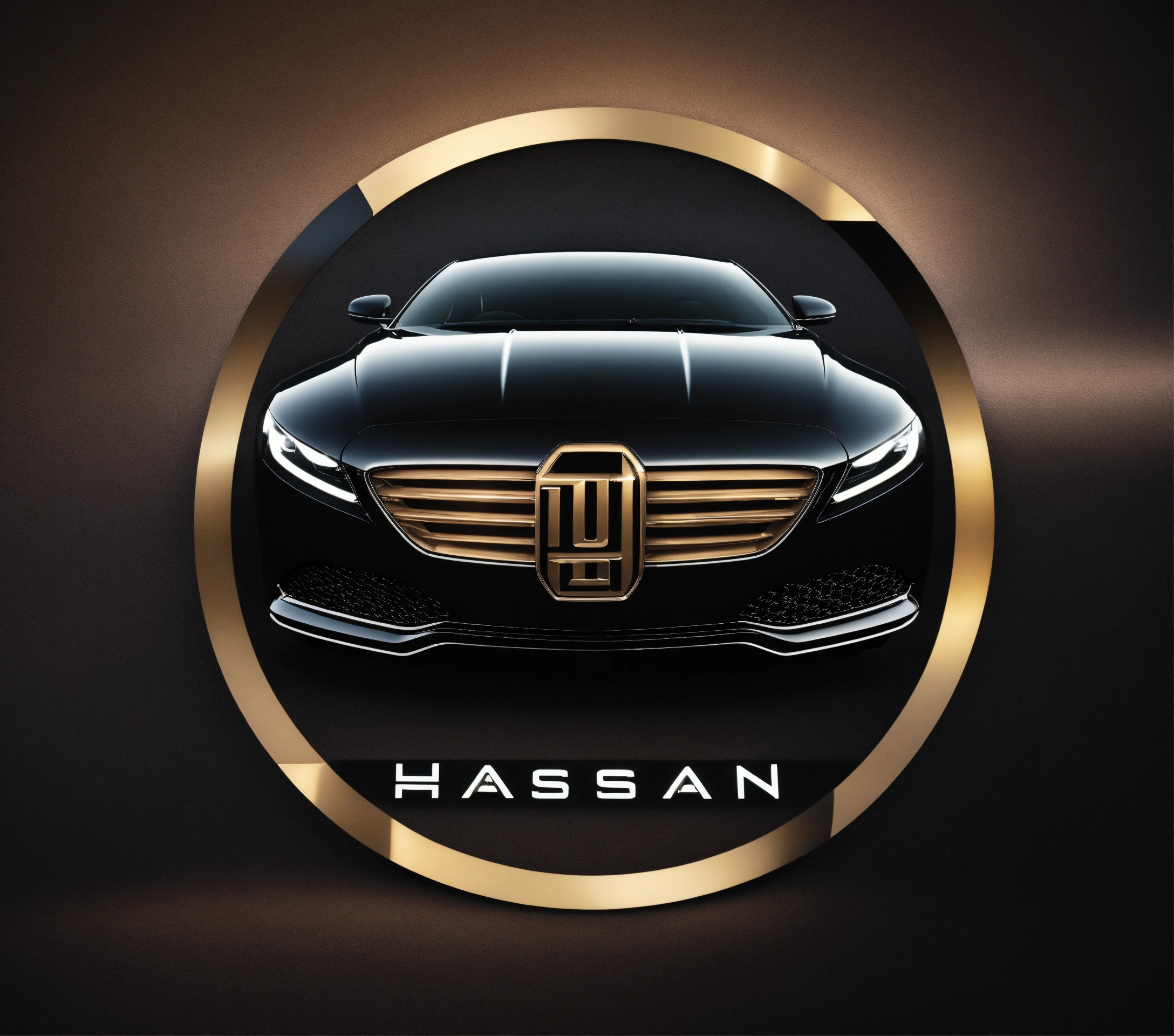 Lexica - Modern car logo for Hassan.