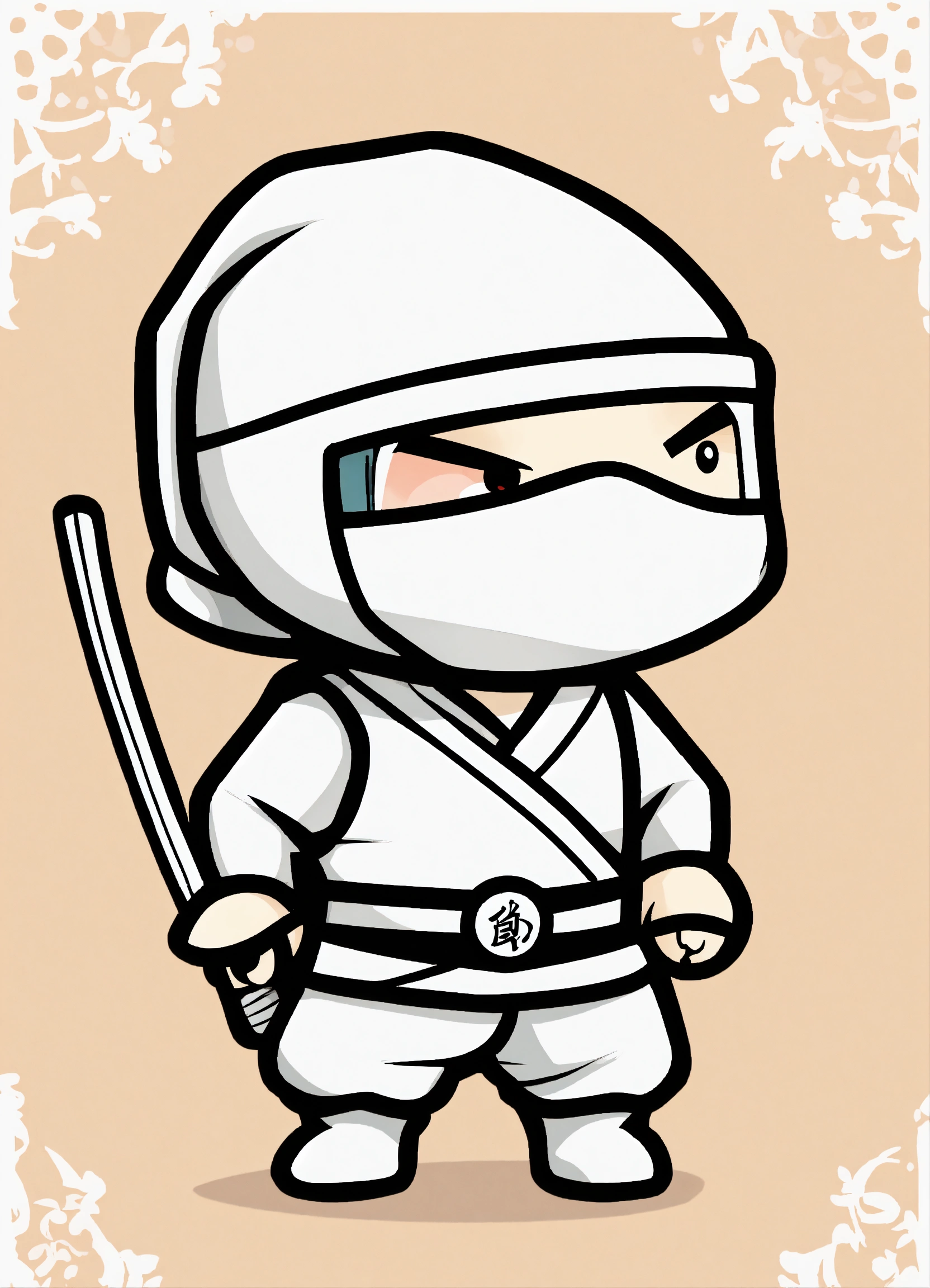 Lexica - Generate a cute little ninja illustration, 4K resolution ...