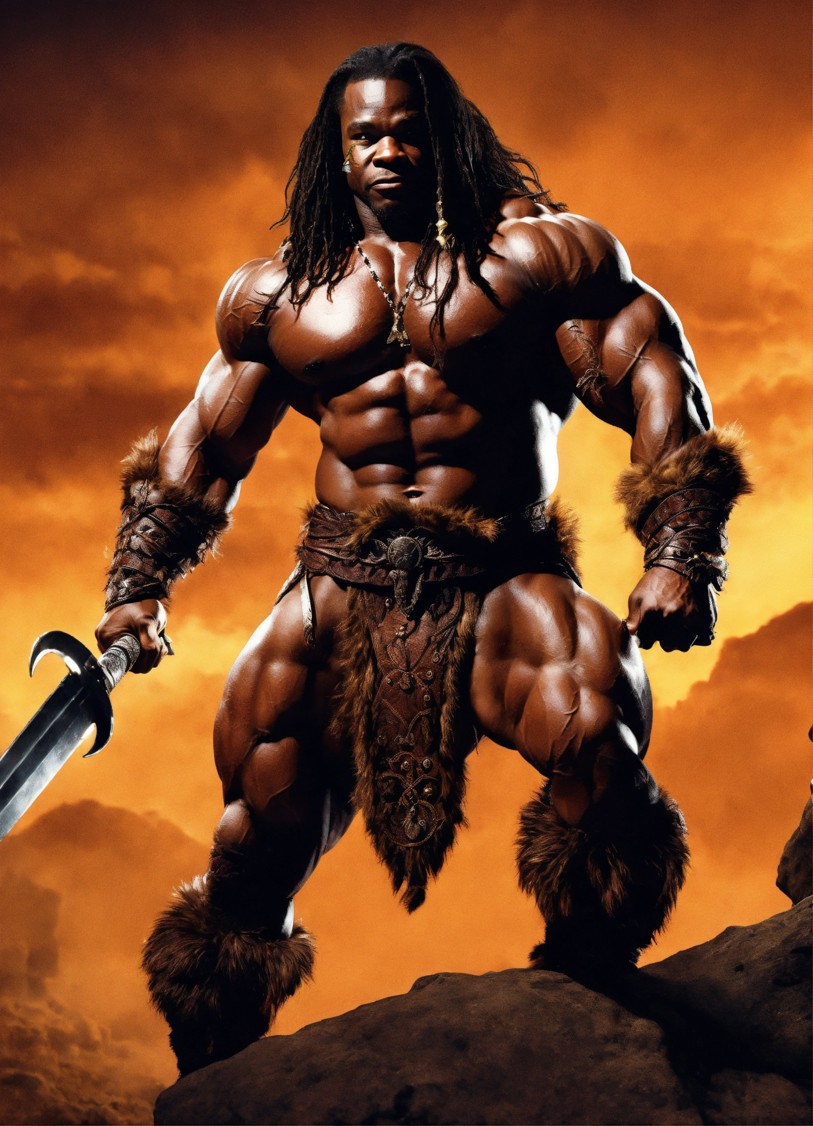 Lexica - Kai Greene as Conan the Barbarian high definition cinema 8k ...