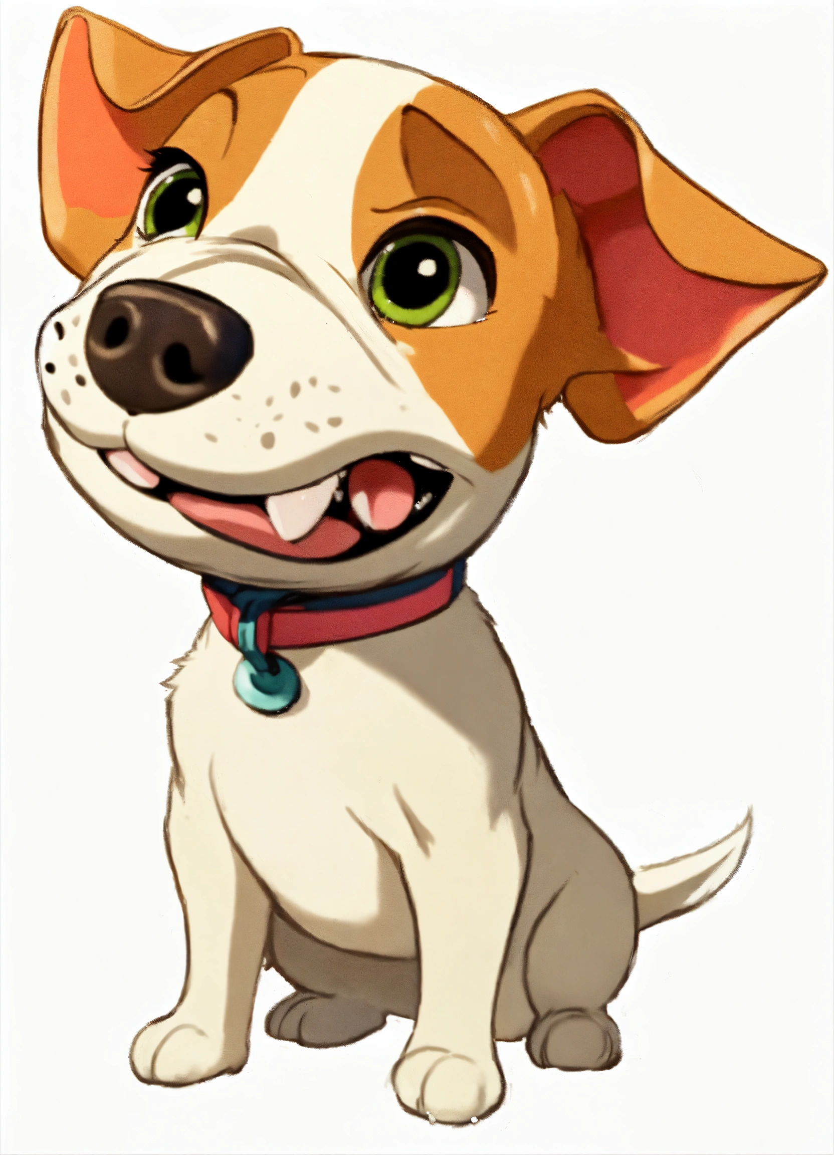 Lexica - A Disney Pixar inspired movie poster. A white French Bulldog ...