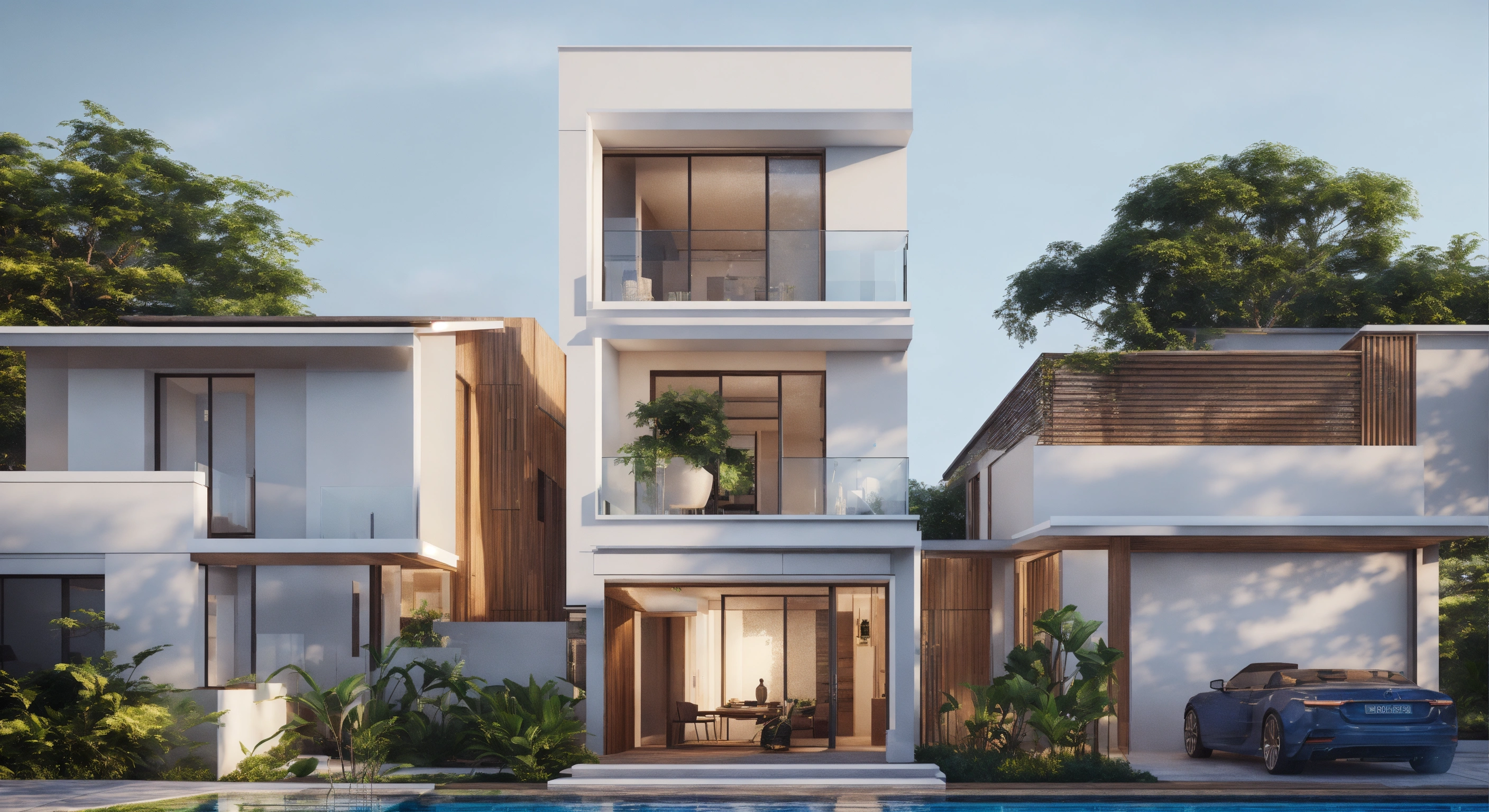 Lexica - Modern classic house, minimalist house design and clean look ...